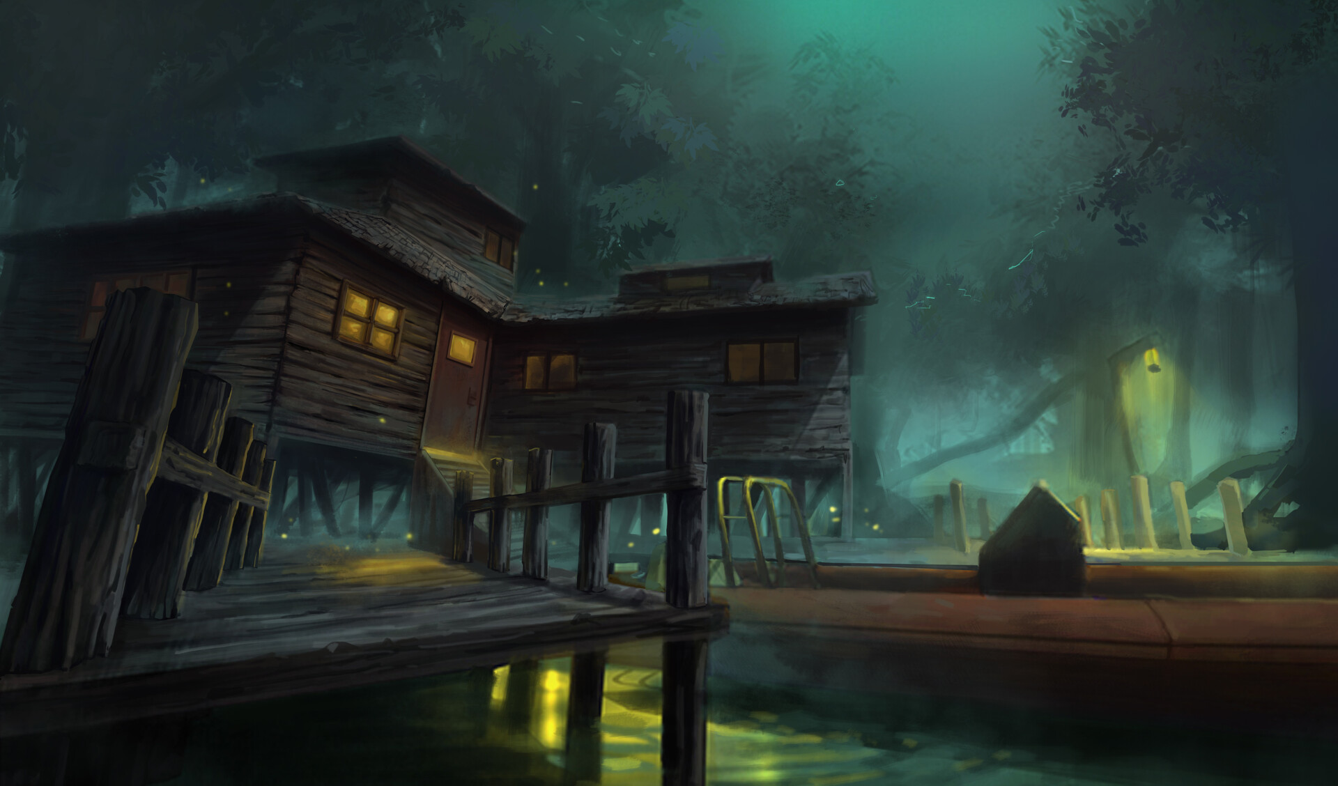 ArtStation - Swamp House