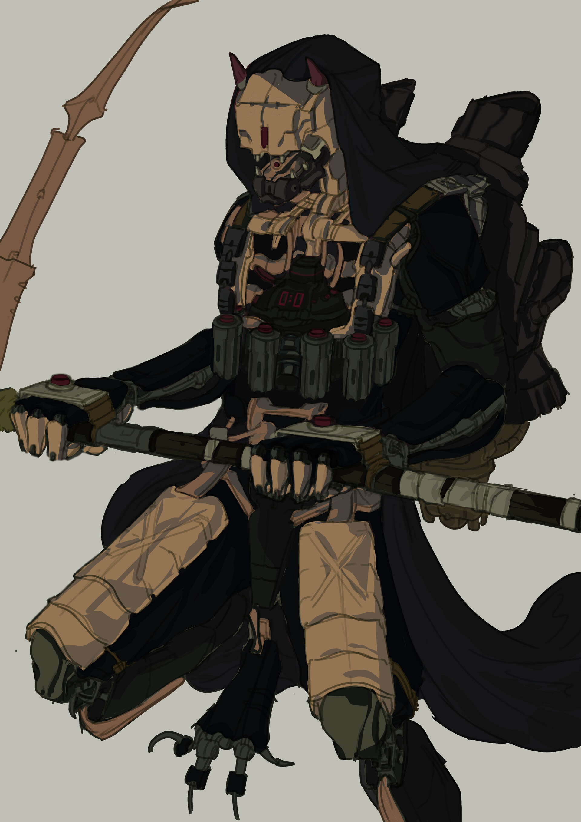 ArtStation - Kamikaze Cyborg