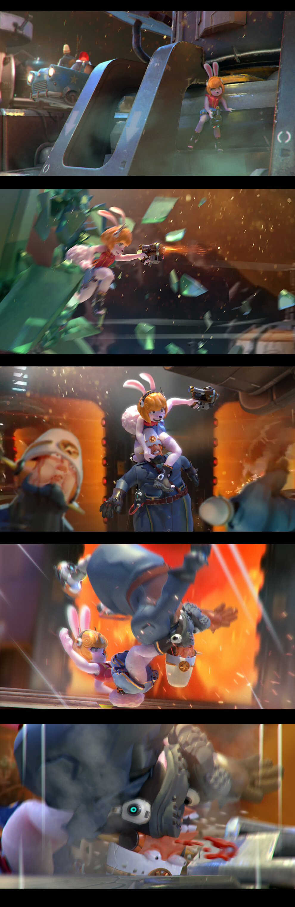 ArtStation - The Bunny Assassin #2 - Scenes