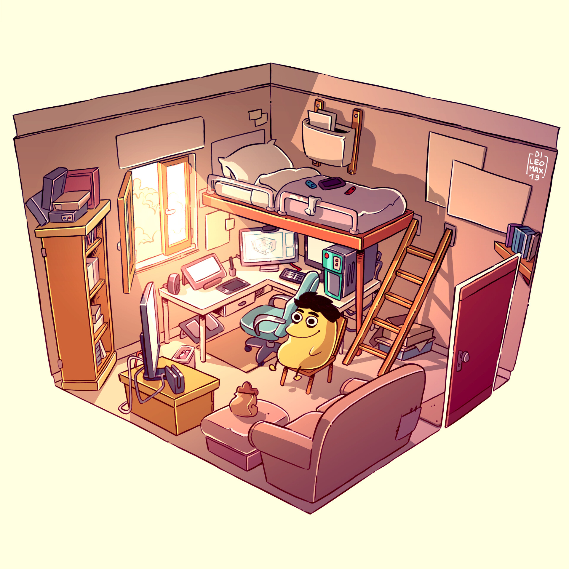 ArtStation - Cartoon Room