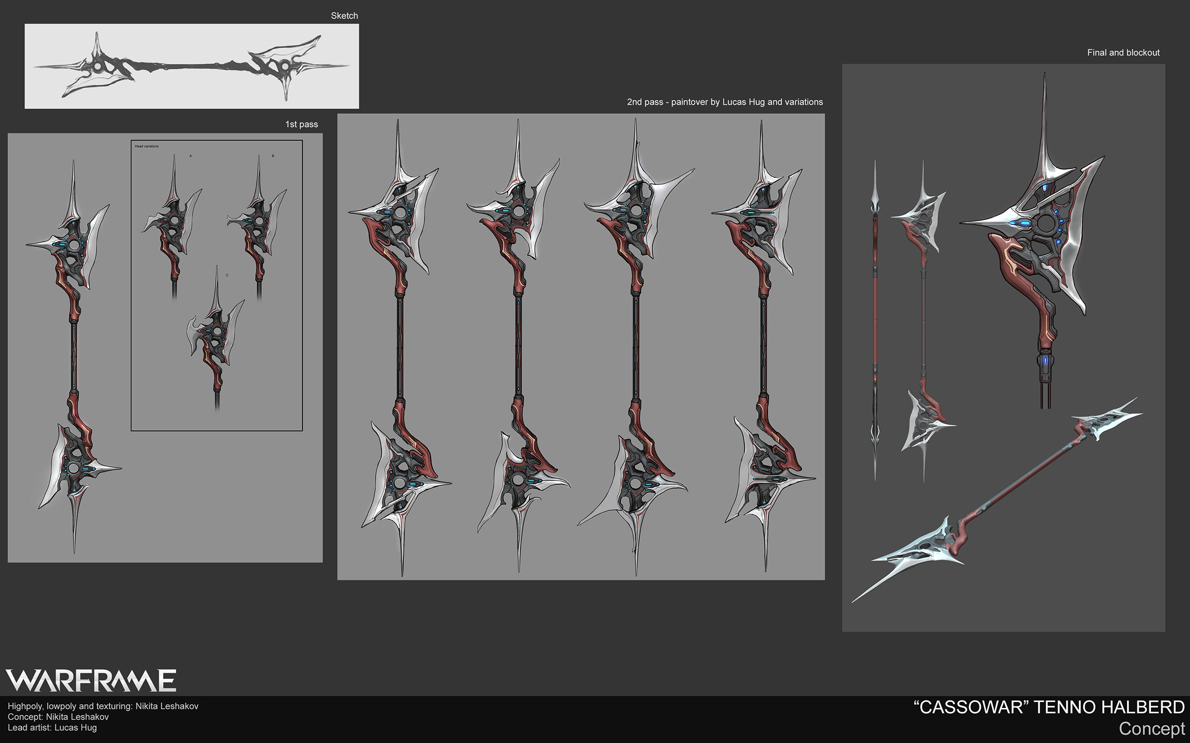 Nikita Leshakov - Warframe assets 2017