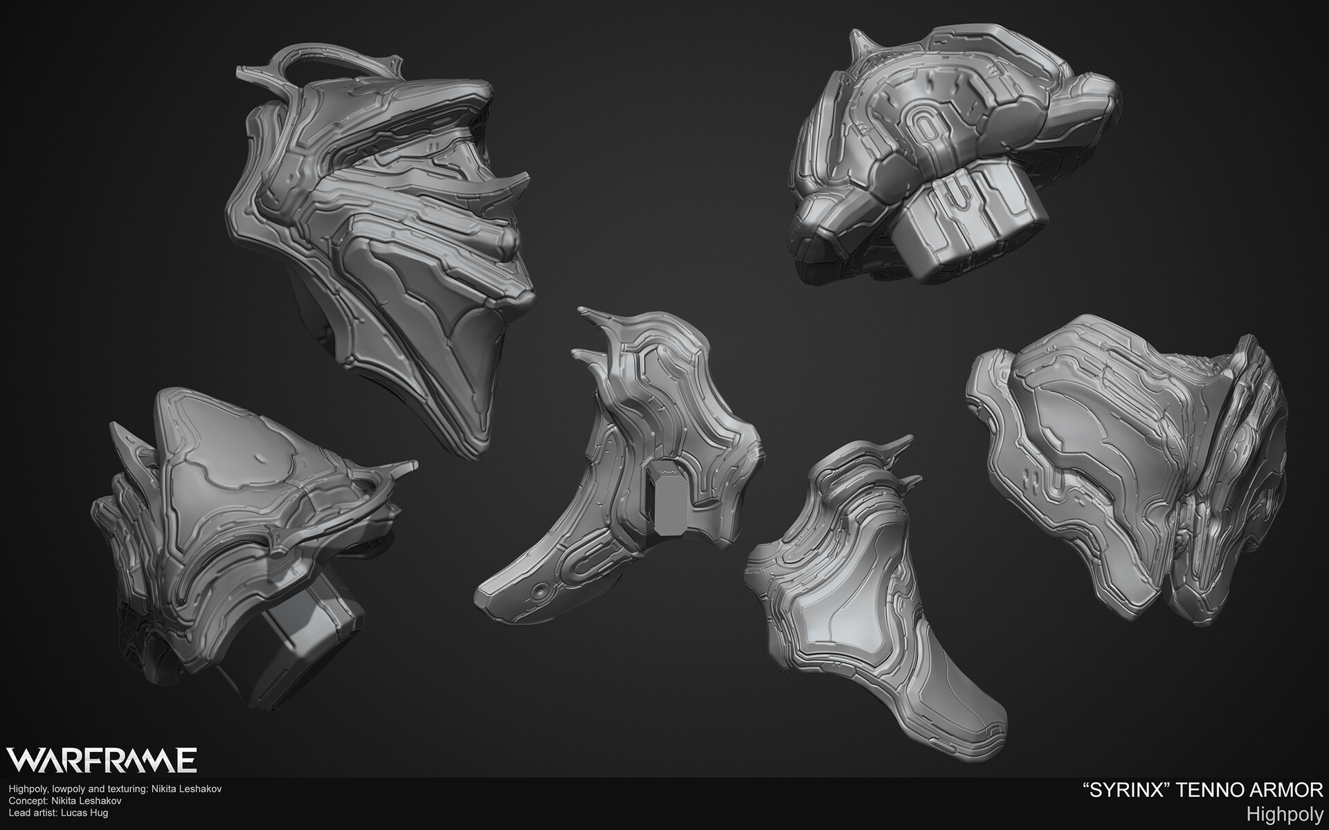 Nikita Leshakov - Warframe assets 2017