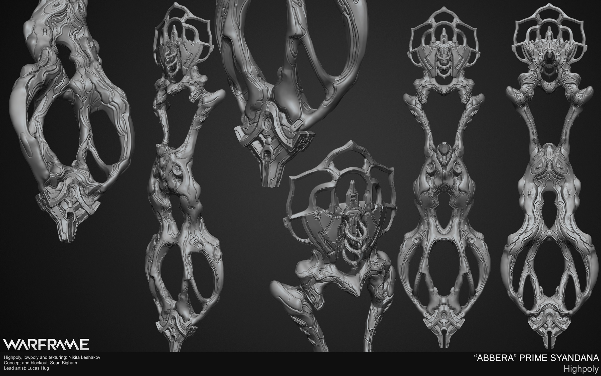 Nikita Leshakov - Warframe assets 2017