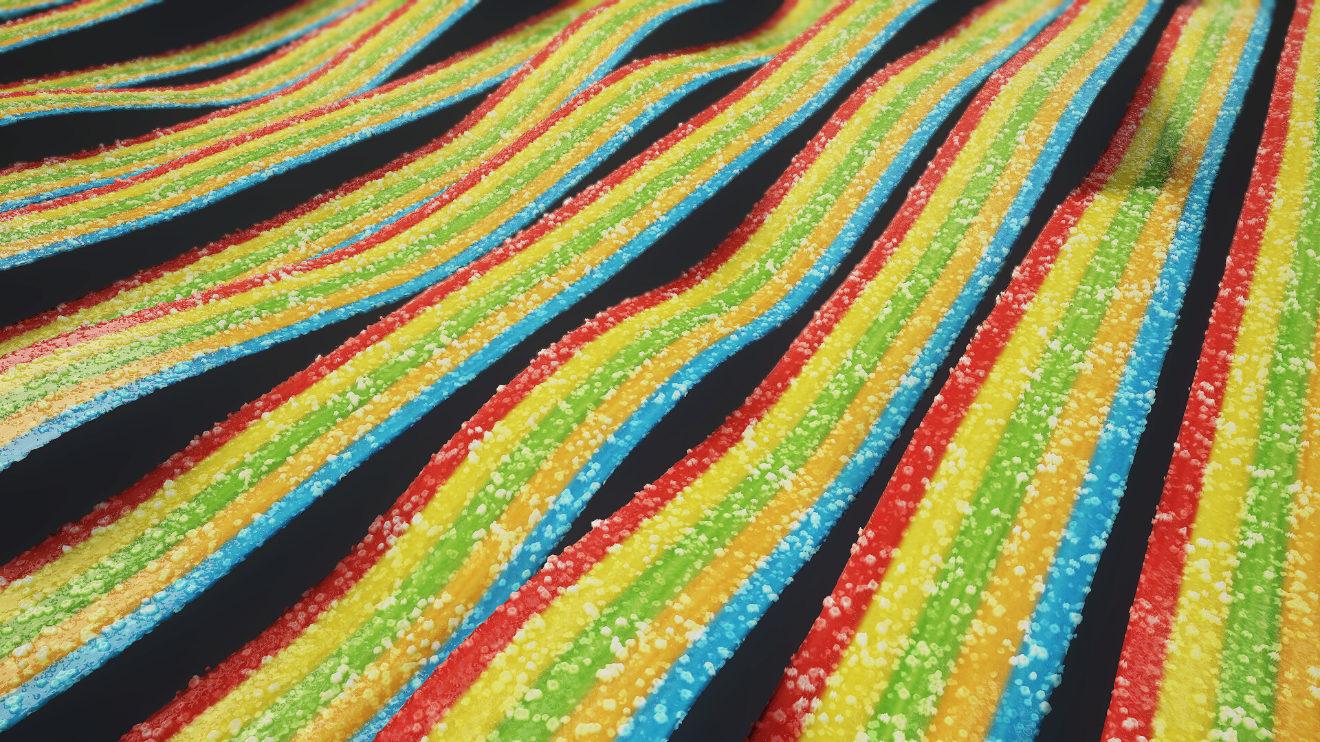 Rainbow Stripes Candy