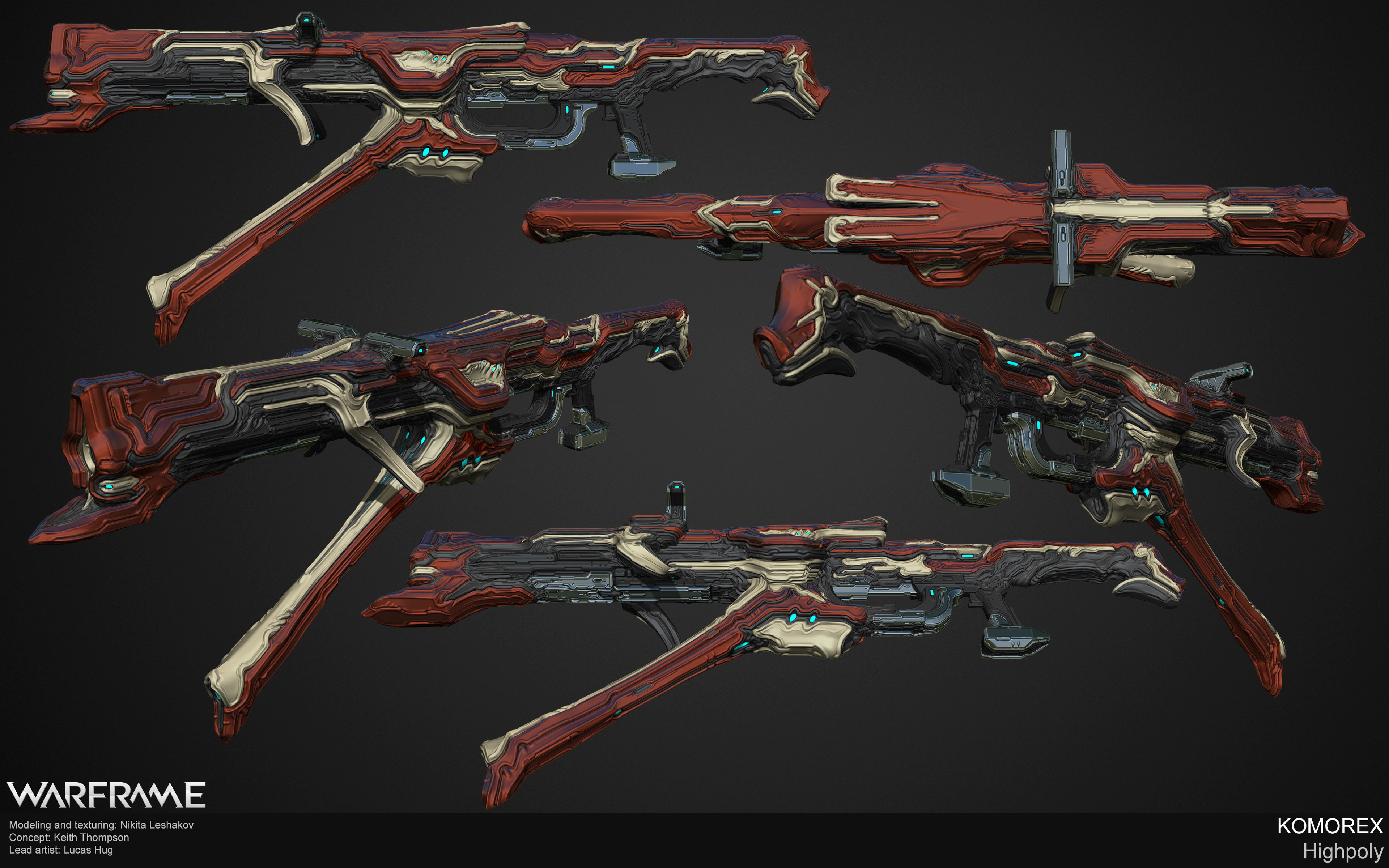 Nikita Leshakov - Warframe assets 2019