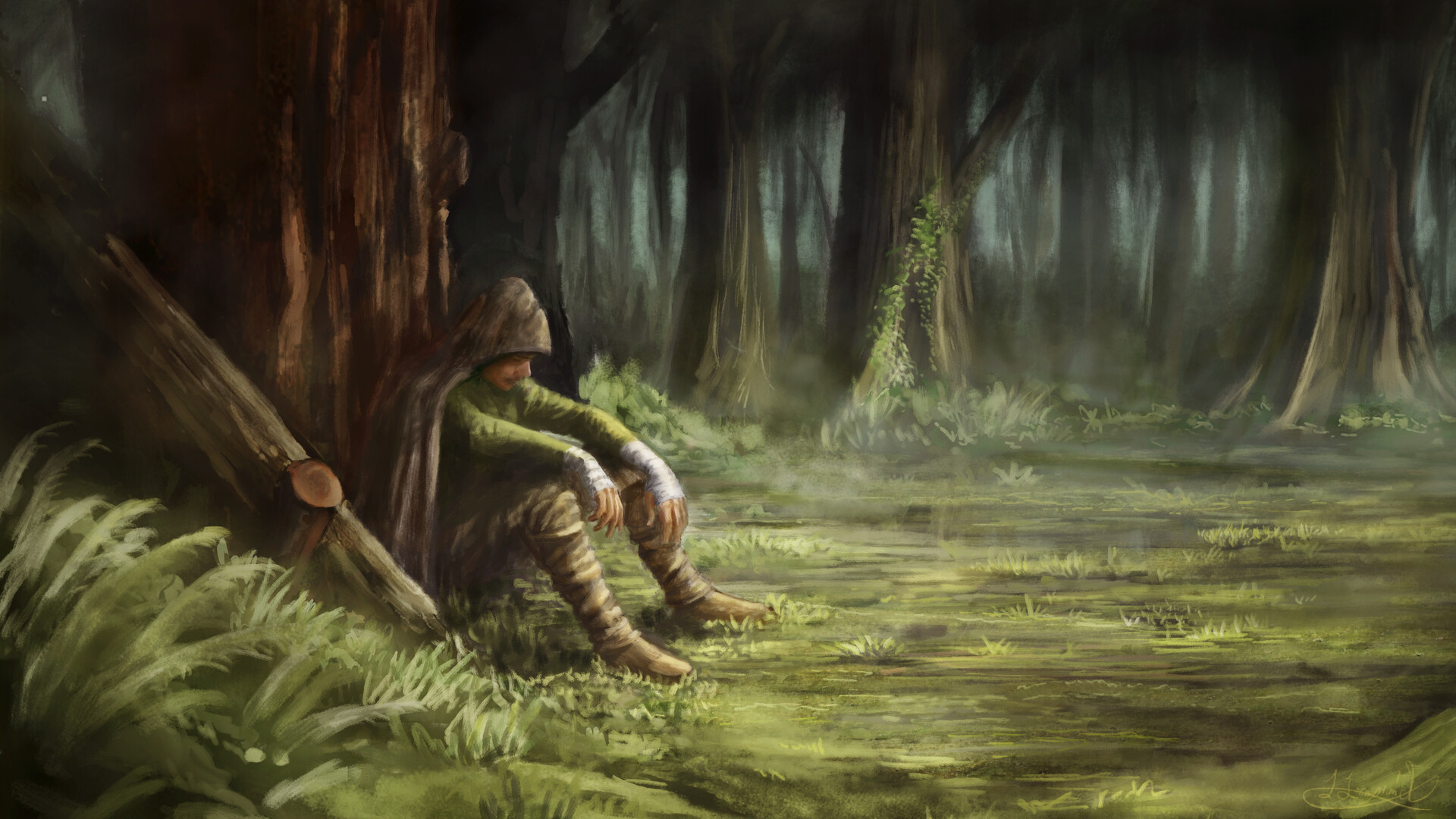 ArtStation - A Sad Hero