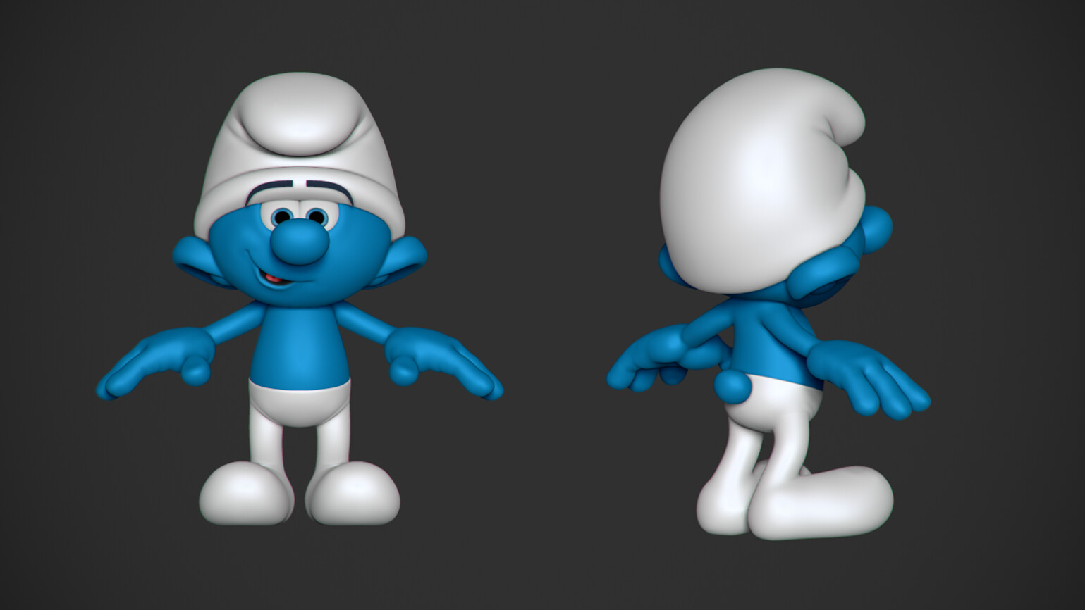 Clumsy Smurf 3d