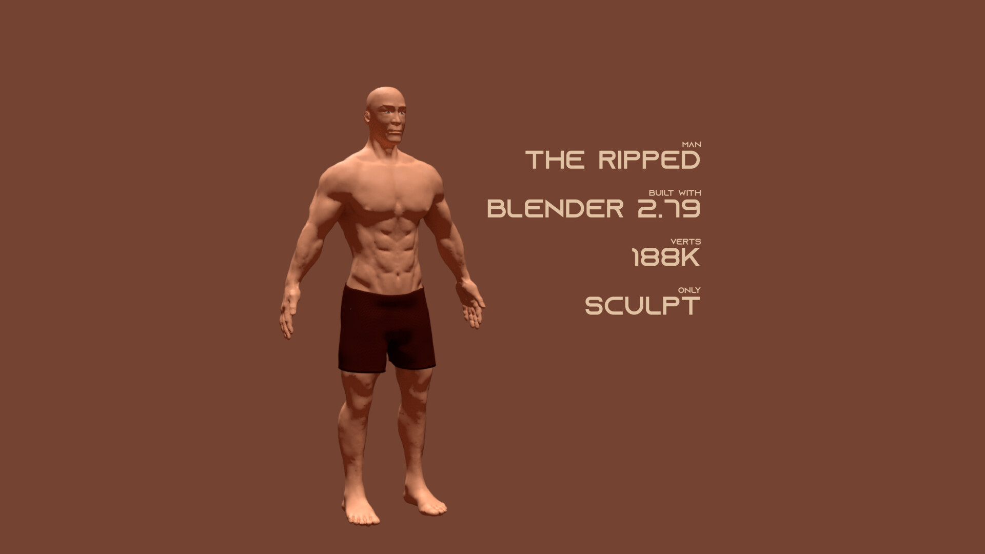 ArtStation - Muscular male body