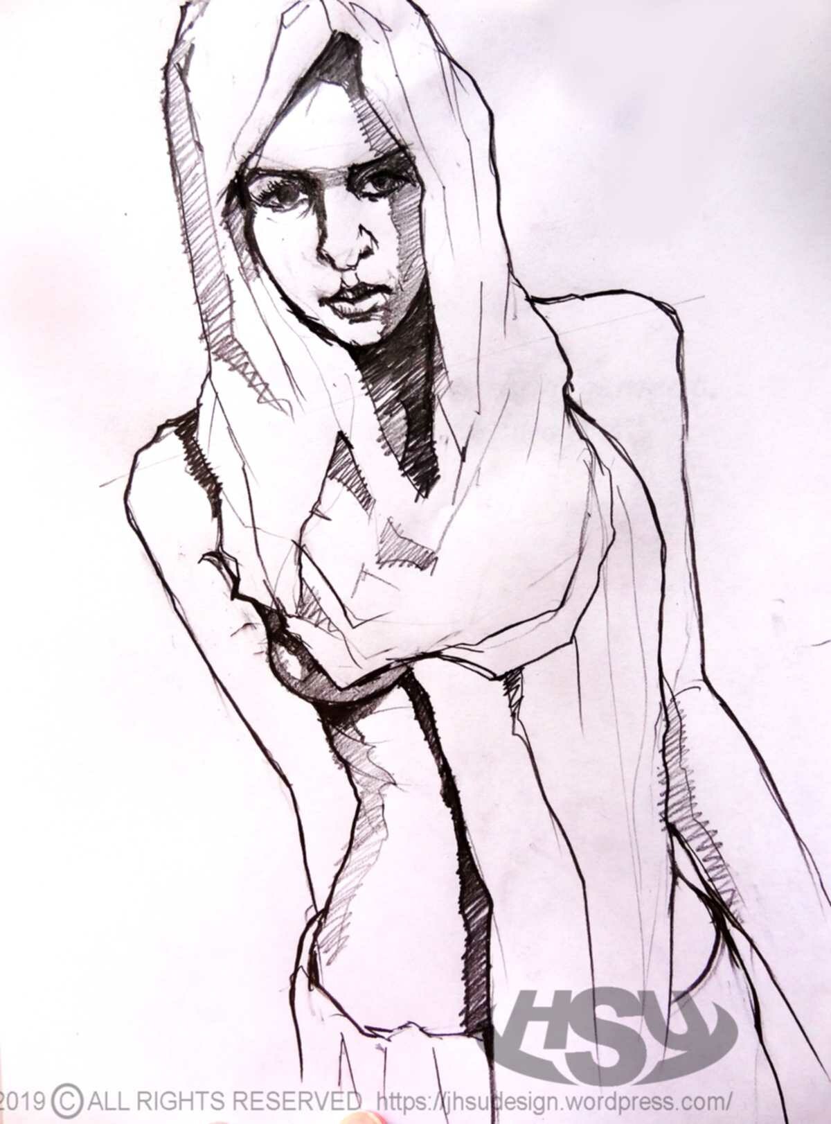 ArtStation - Hooded Model