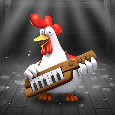 Disco Chicken Gif