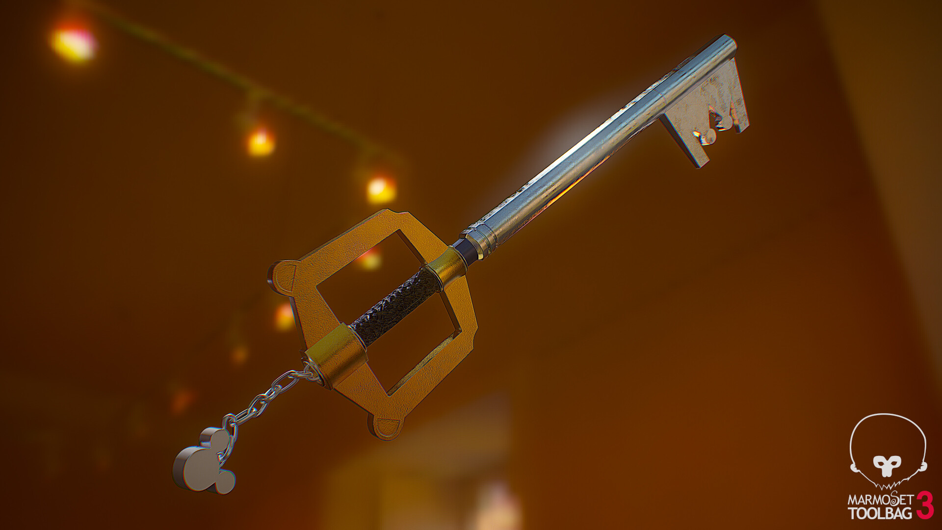 Thaddeus Trevin Yapinski - Kingdom heart Sora's Keyblade 3D modelling