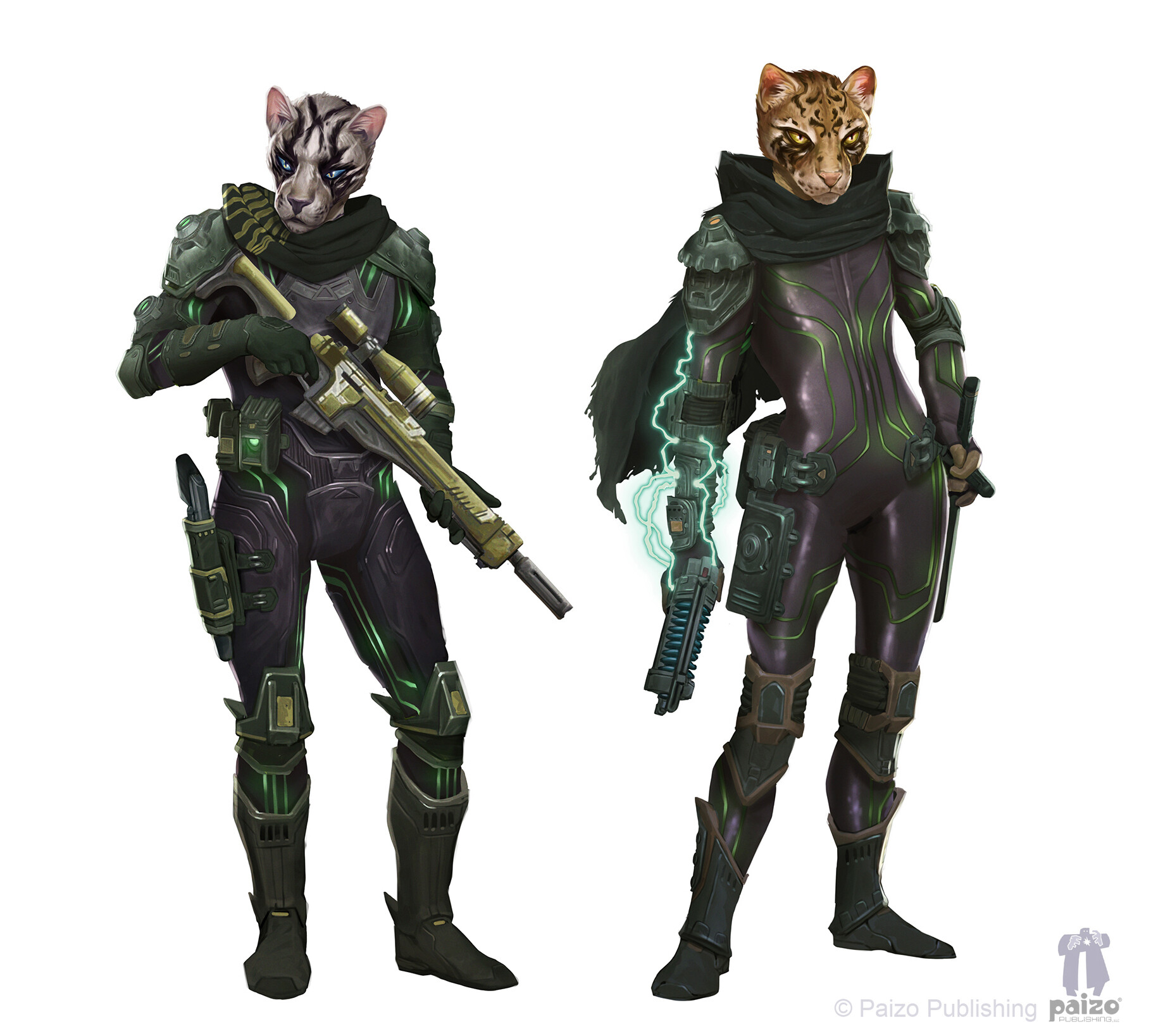 ArtStation - Pahtra Operative & Pahtra Technomancer