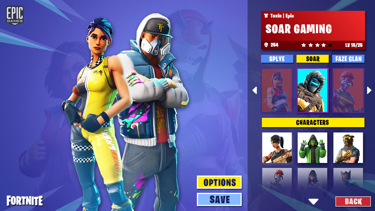 ArtStation - Fortnite esports Concept UI