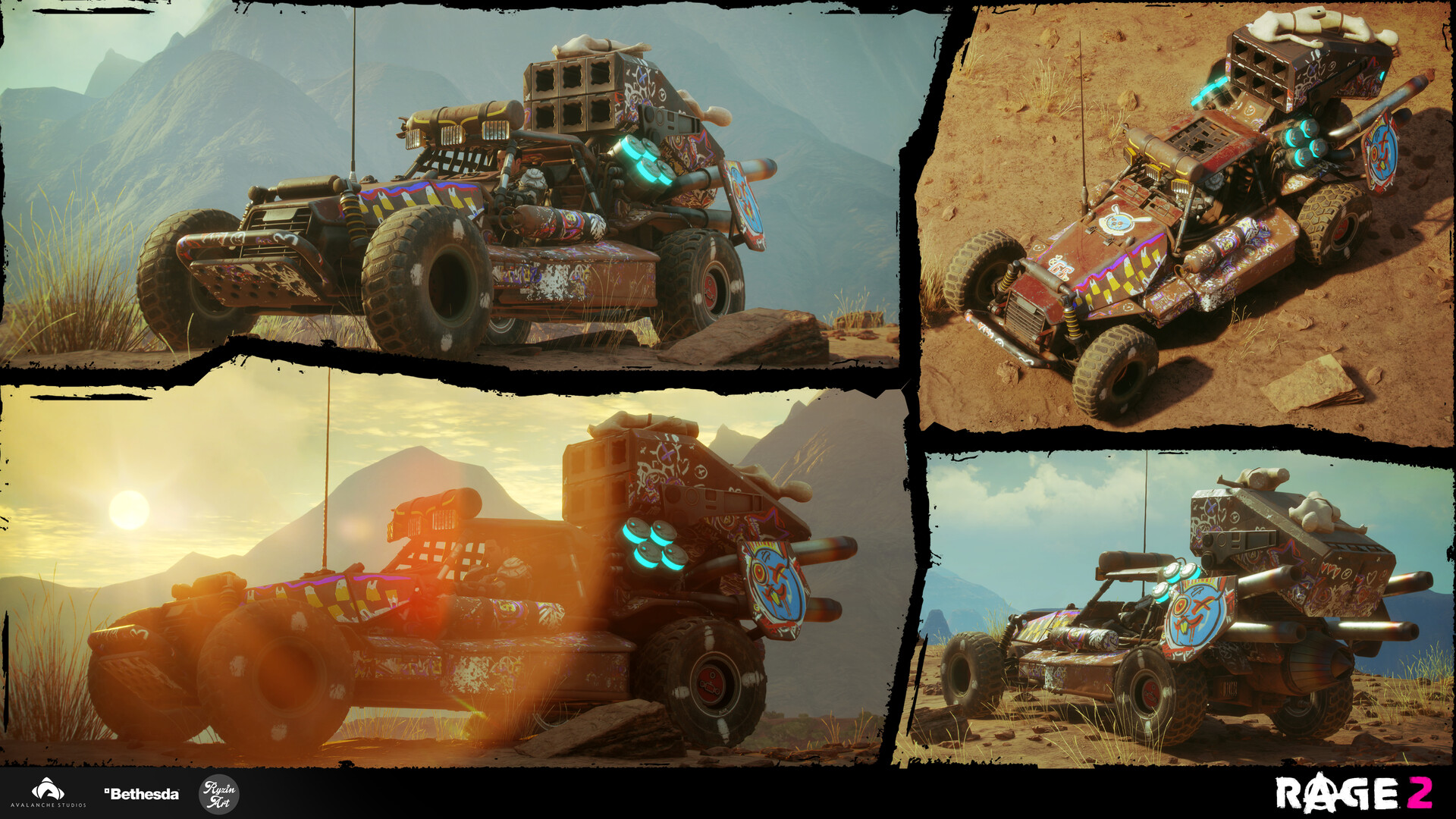 RYZIN ART - Rage 2 Goon Squad Buggy Vehicle