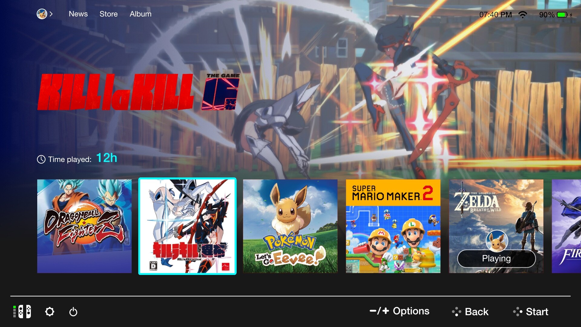 Patrick Bendermacher - [FAN ART] Nintendo Switch UI Concept