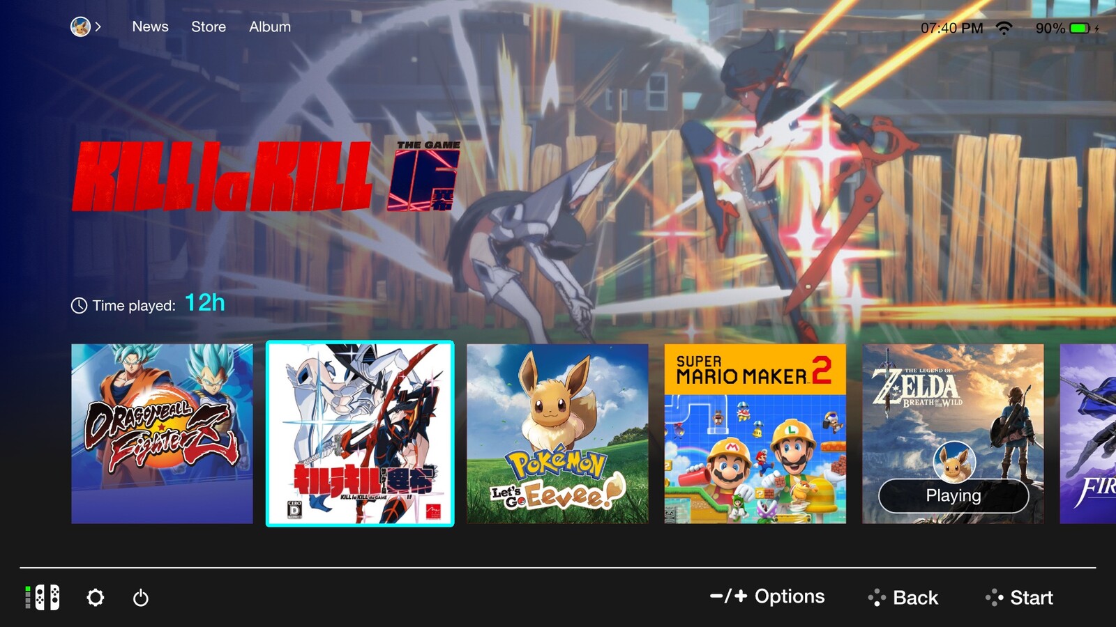 Patrick Bendermacher - [FAN ART] Nintendo Switch UI Concept