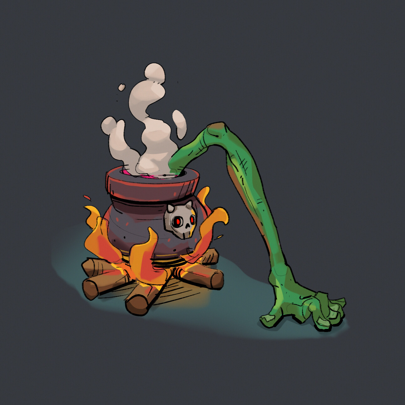 ArtStation - Creepy Cauldron