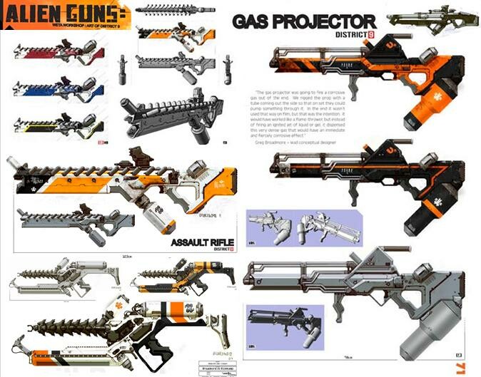 district 9 all weapons