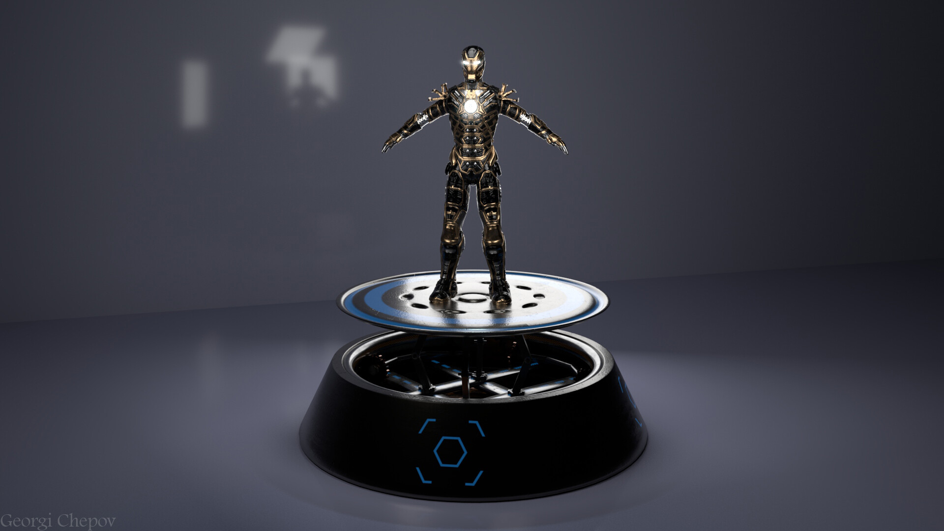 Georgi Chepov - Iron Man Armour Suit Mark 41 'BONES'