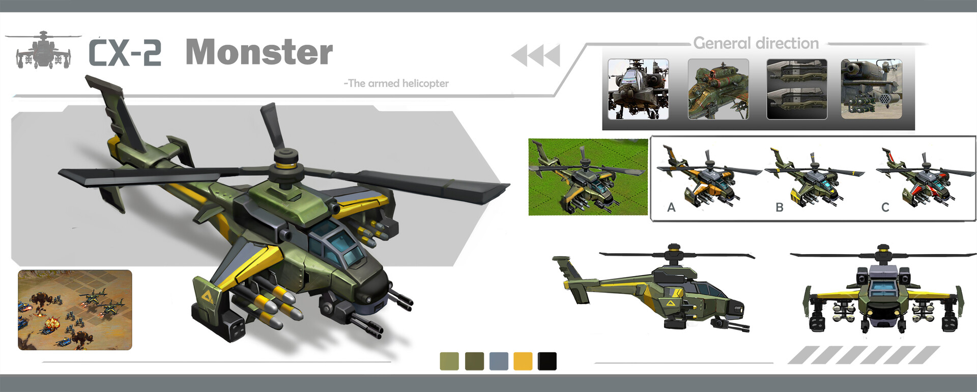 ArtStation - 【CX2】Monster- Helicopter