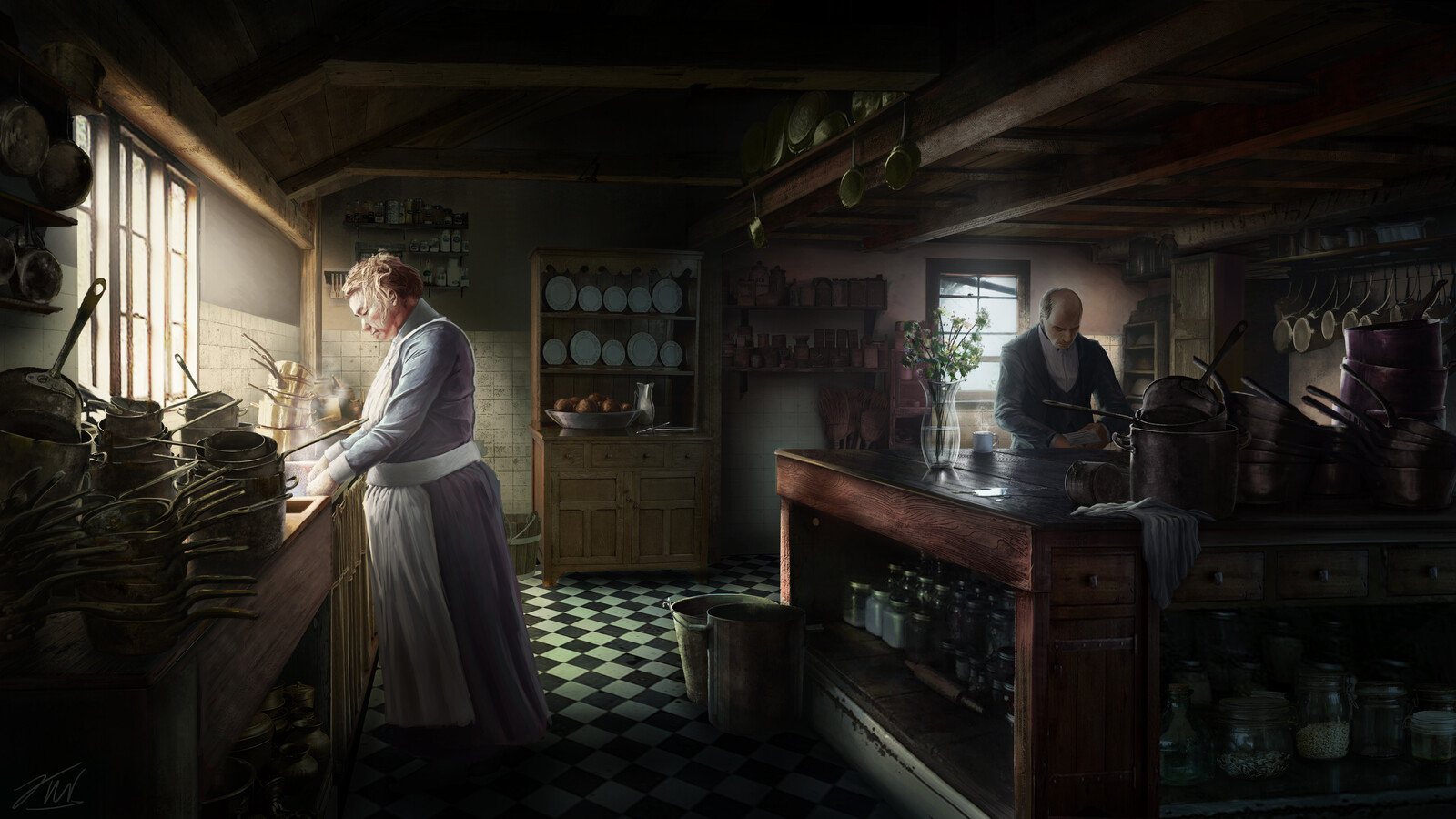 James Wheeldon - Early 20th century kitchen concept