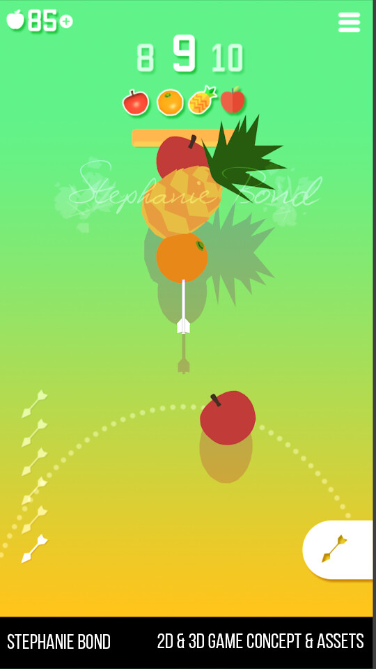 ArtStation - Mobile game concept screen.