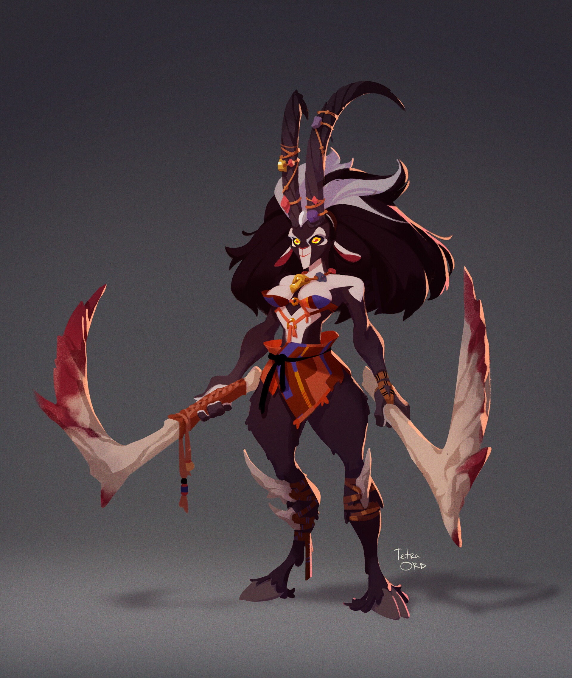 ArtStation - Satyr warrior