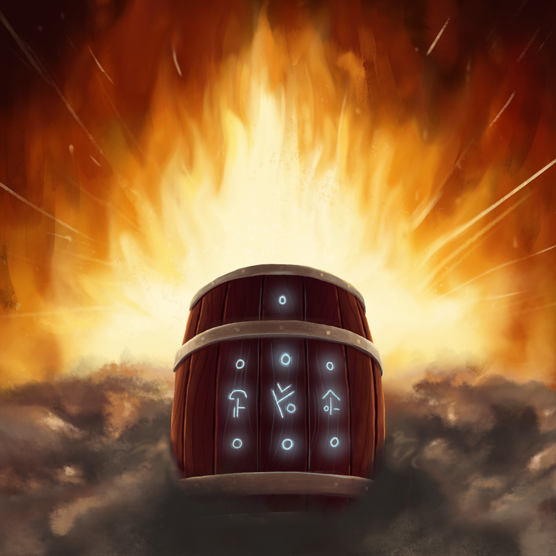 Fábio Pinto - Keg Wars- Card Illustrations