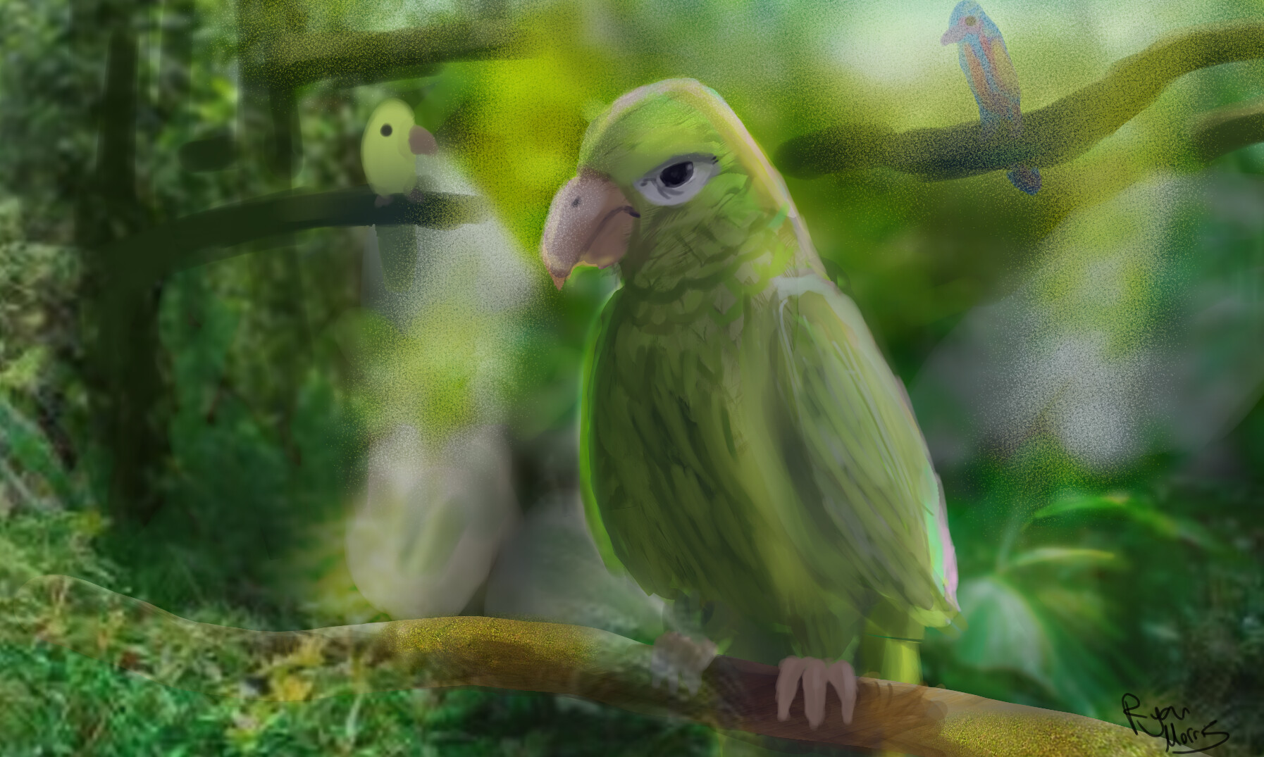 ArtStation - Grumpy Parrot