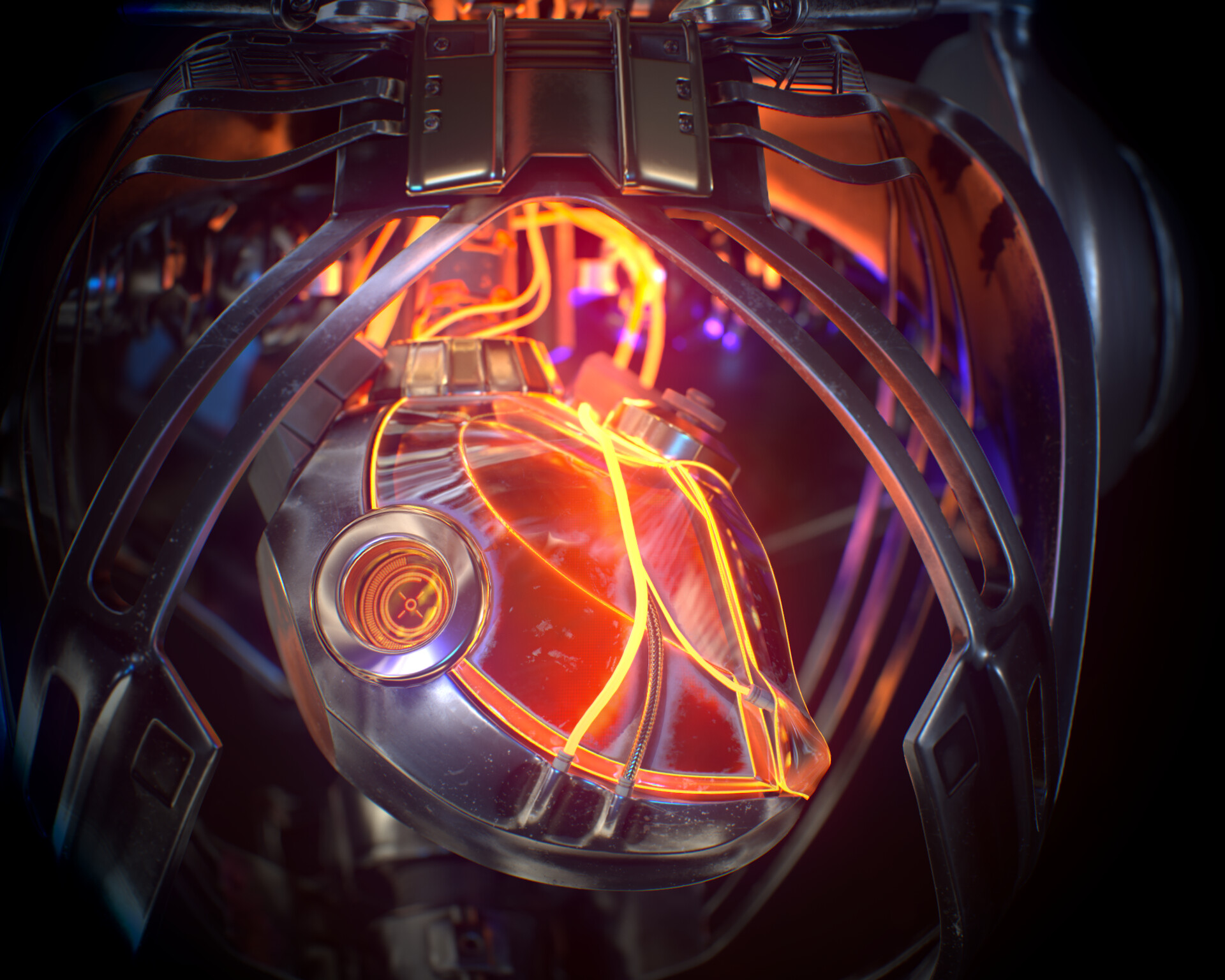 ArtStation - mech heart