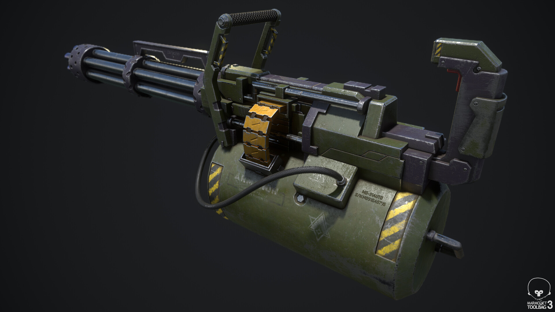 ArtStation - Concept Machine Gun.