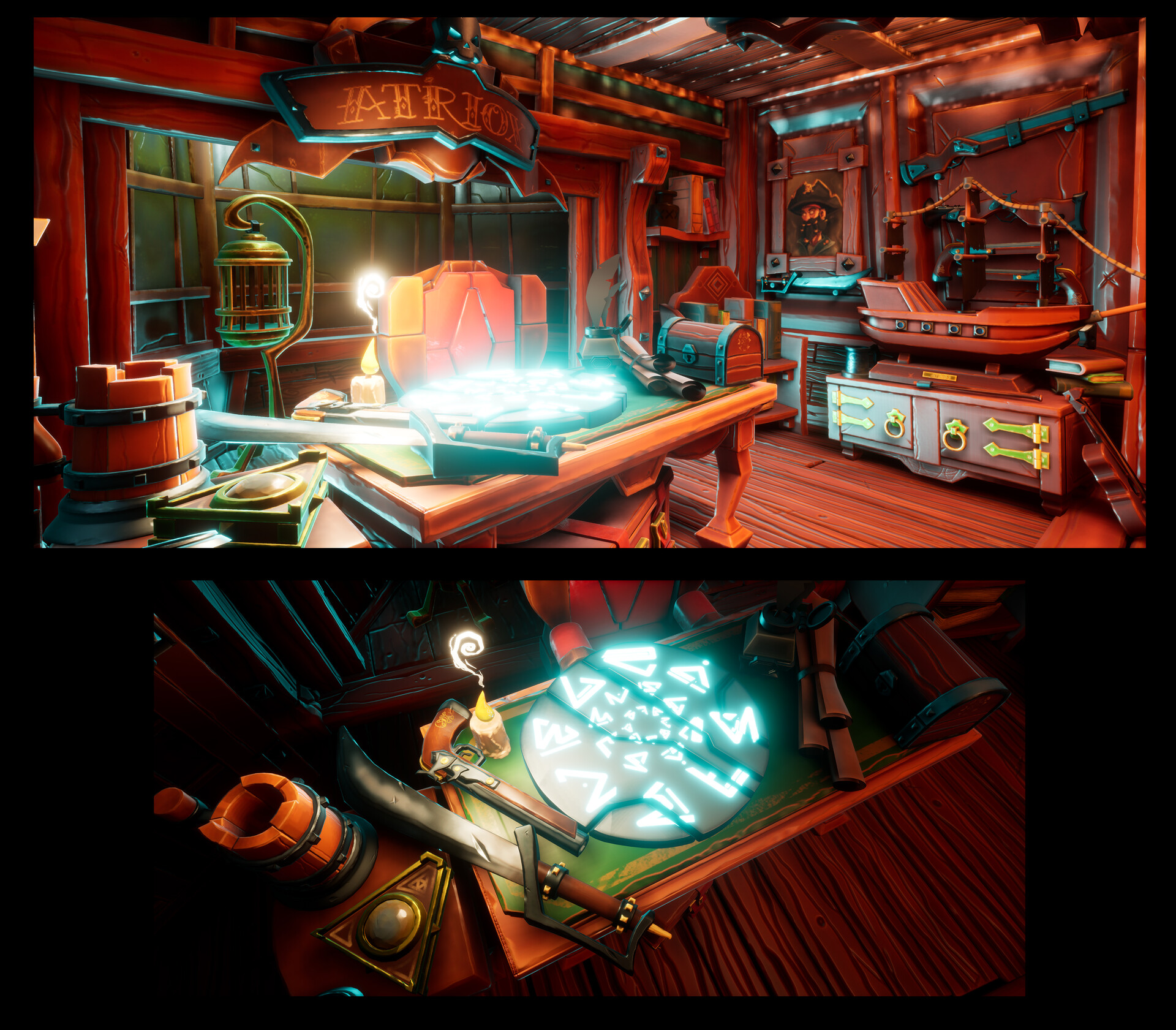 ArtStation - The Captains Quarters