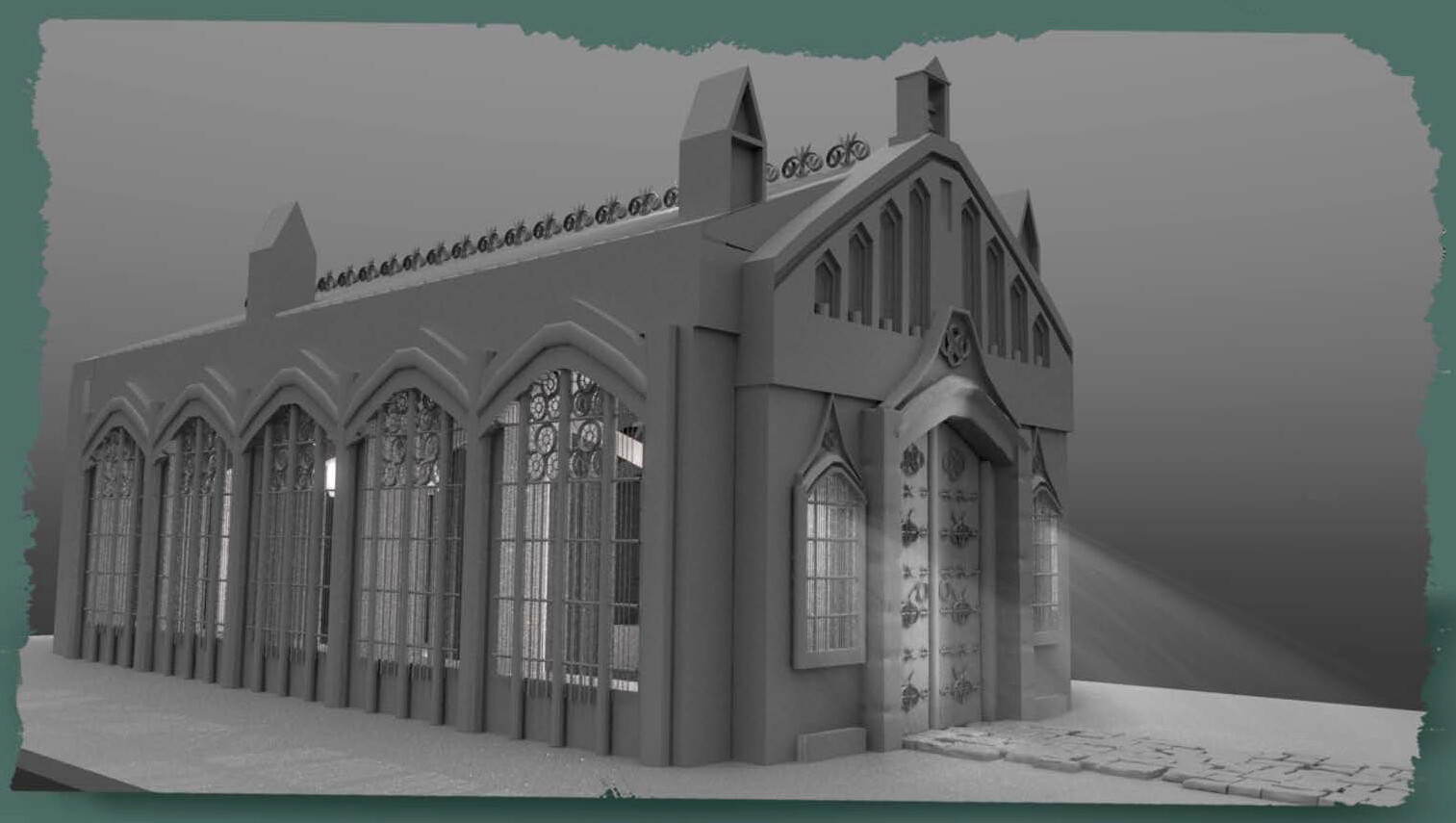 ArtStation - 3d model of cathedral