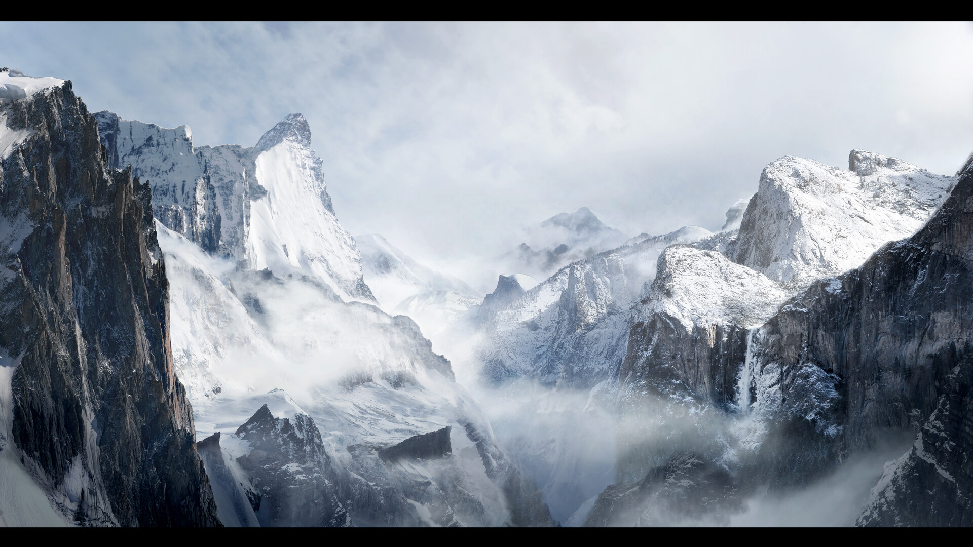 ArtStation - Snow mountain