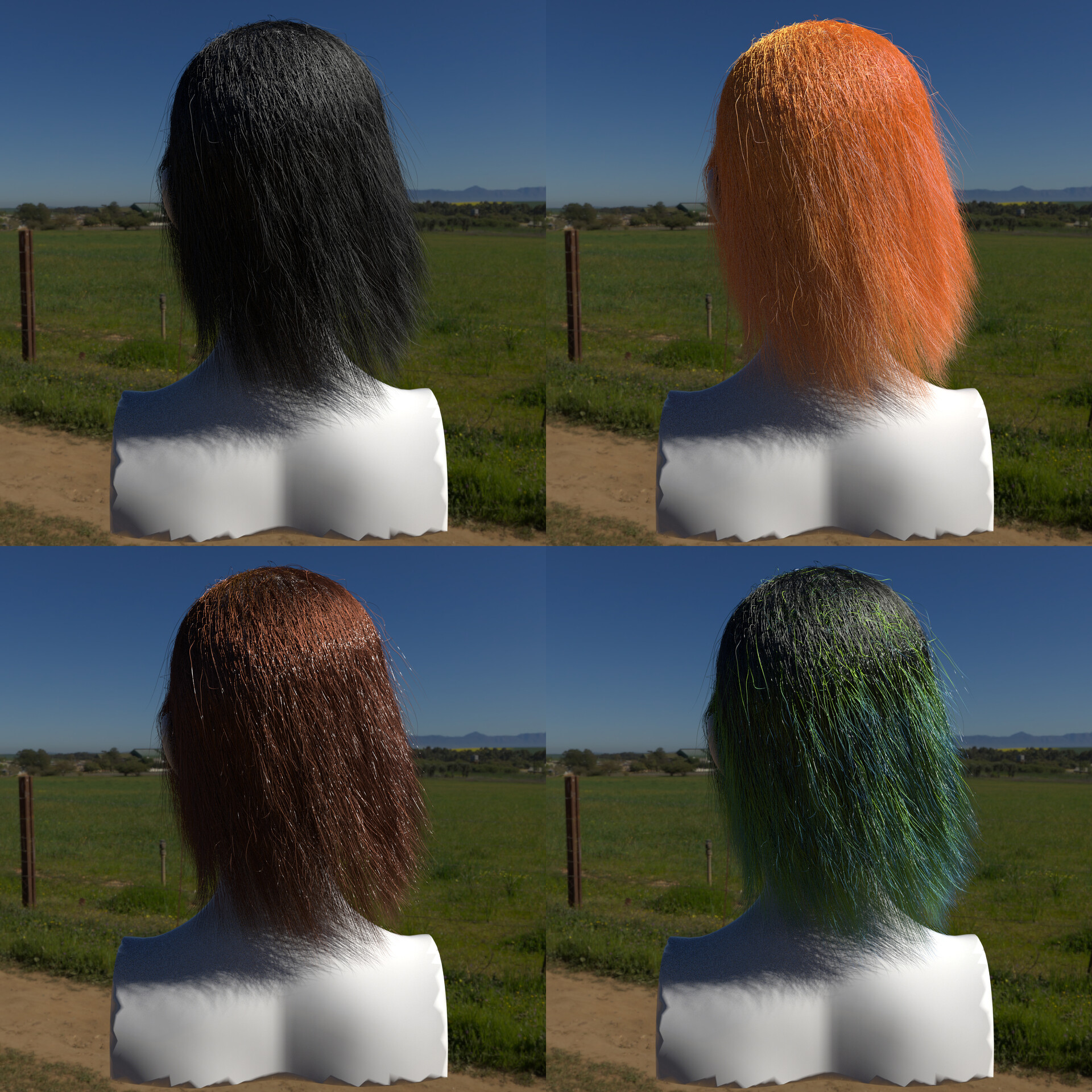 ArtStation - Houdini Hair R&D ver01