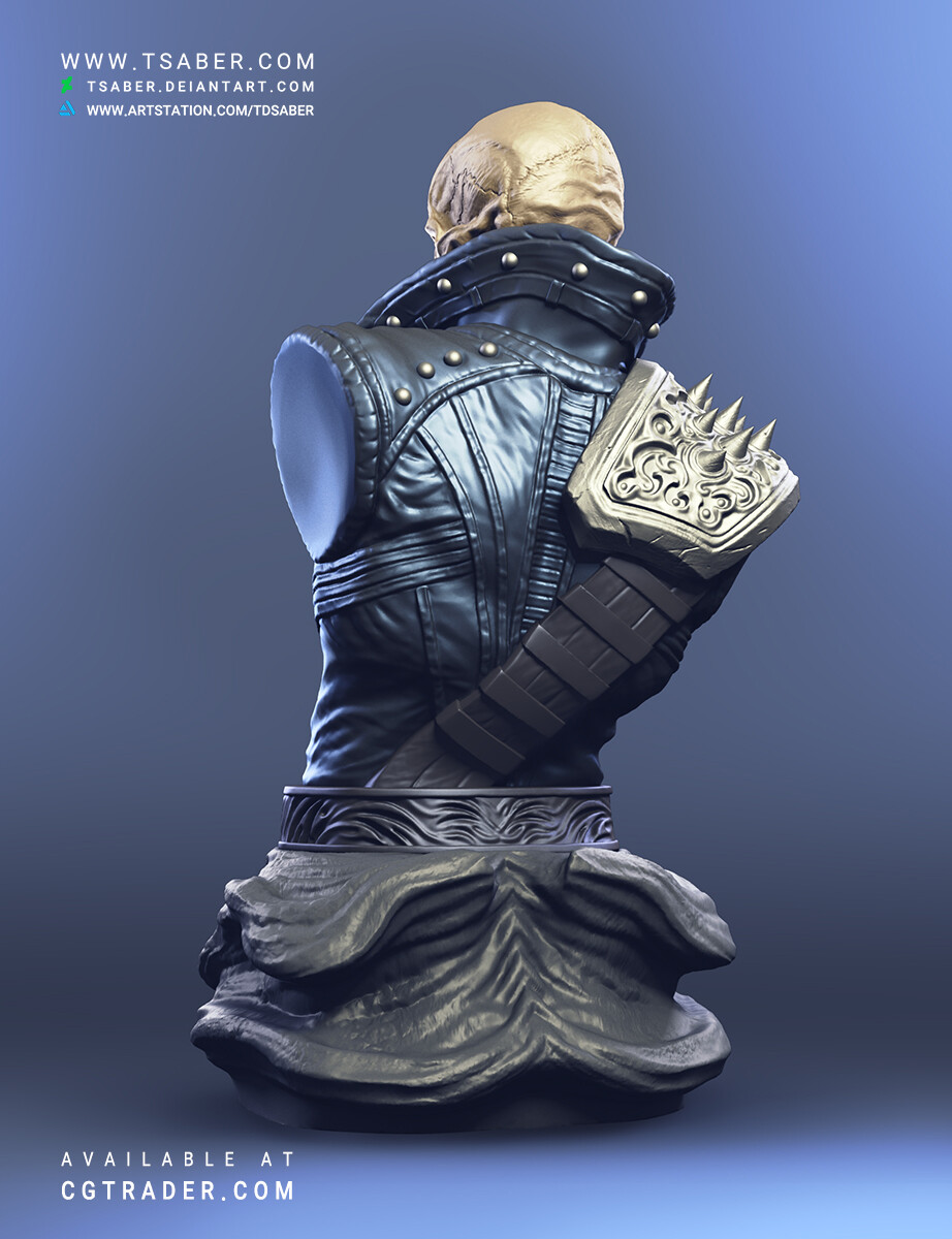 Taregh Saber - Ghost Rider Bust