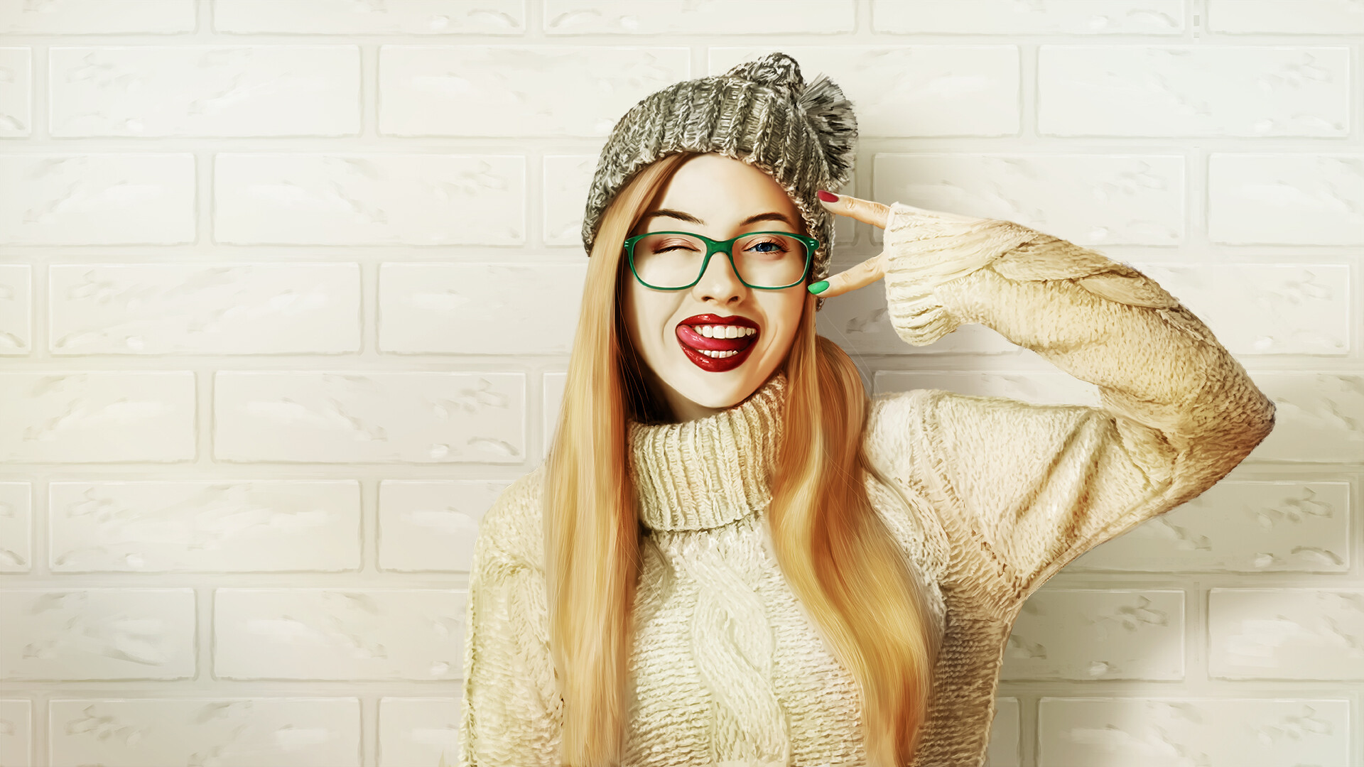 ArtStation - Smiling girl