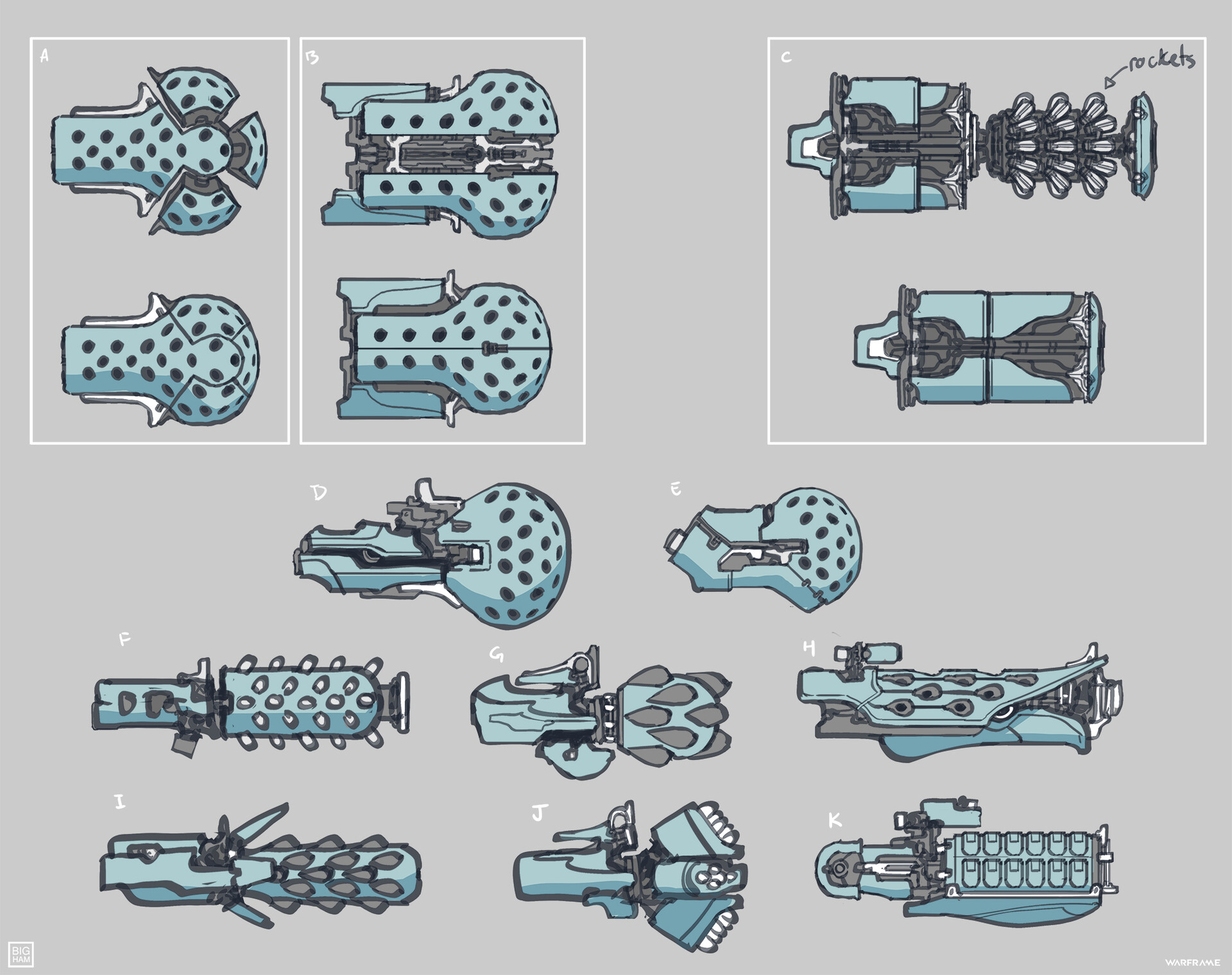 Sean Bigham - Railjack Accessory and Weapon Bundle.