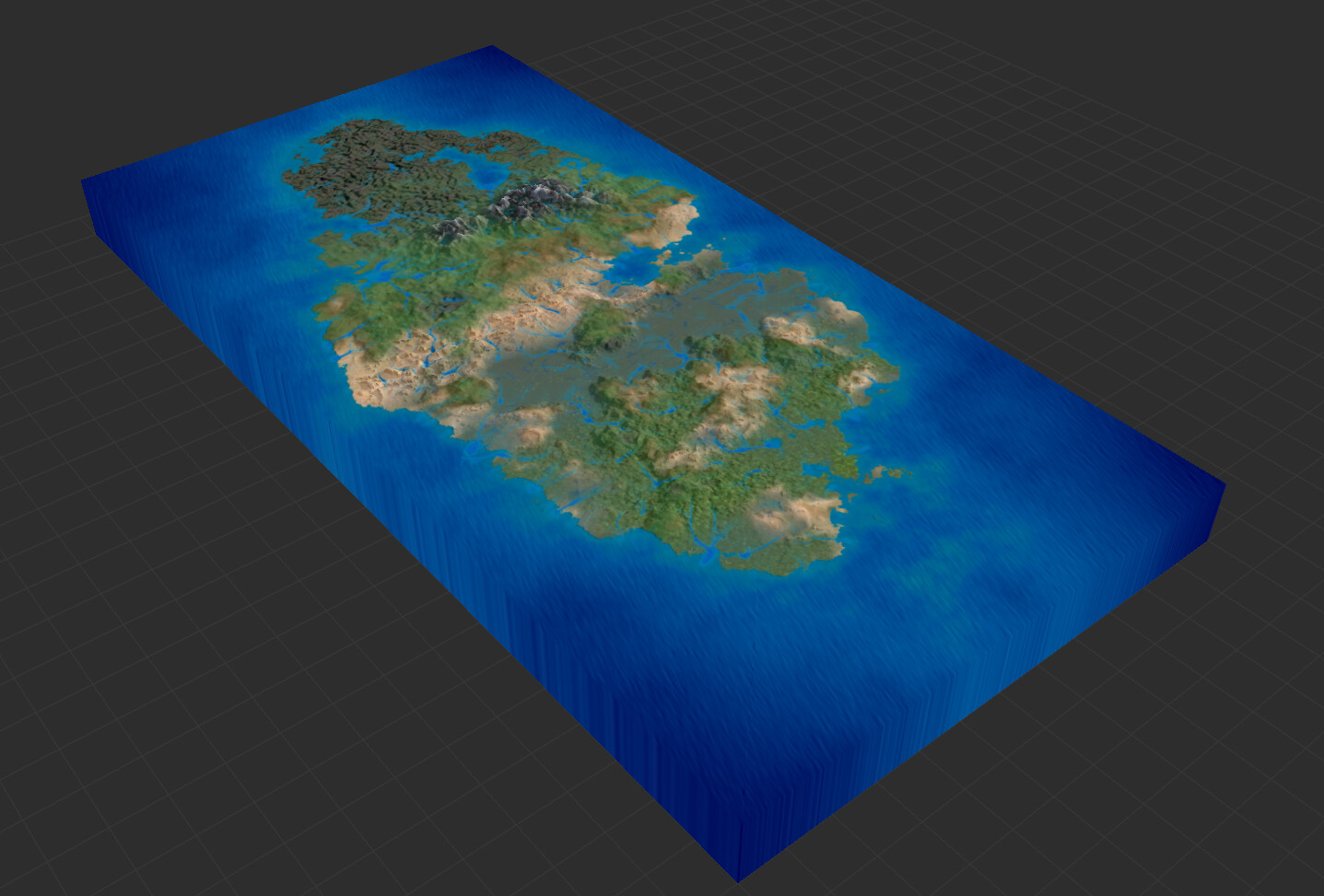 Nathaniel Reid - Multi-biome Continental Procedural Generation