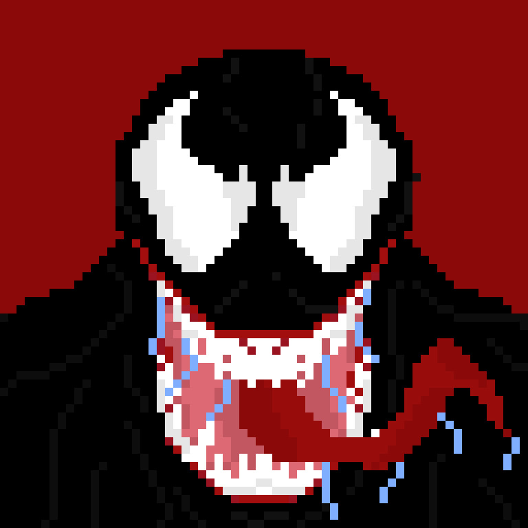 Minecraft Pixel Art Venom