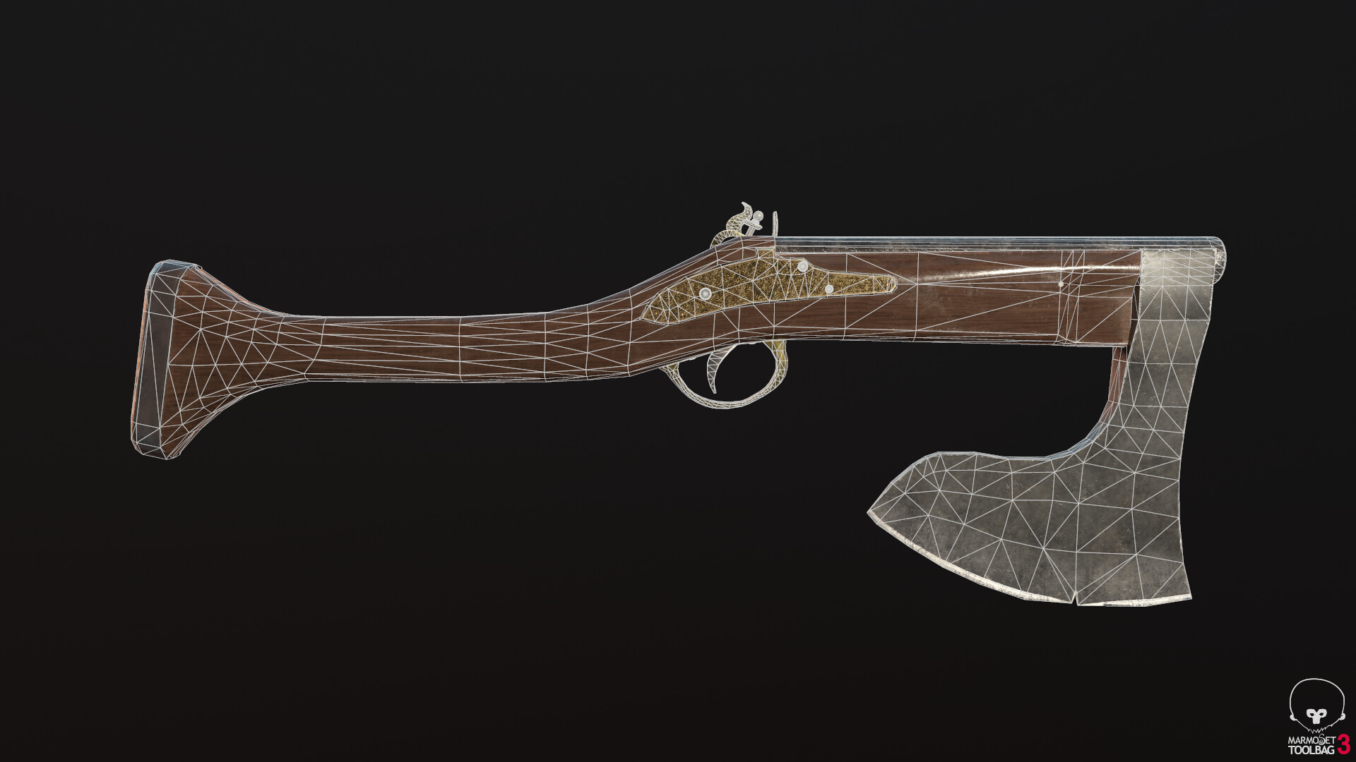 Leo Delgado - Ornate Gun Axe