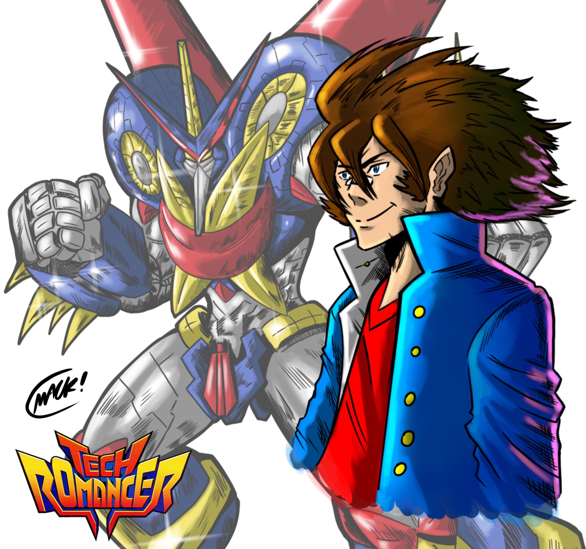 ArtStation - Tech Romancer Reboot Characters