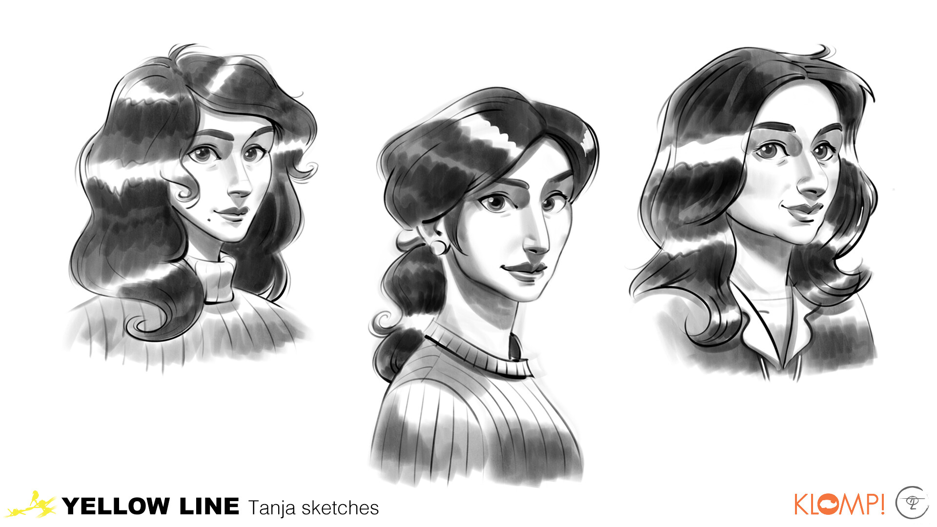 Tom van der Linden - Yellow Line Character concept art