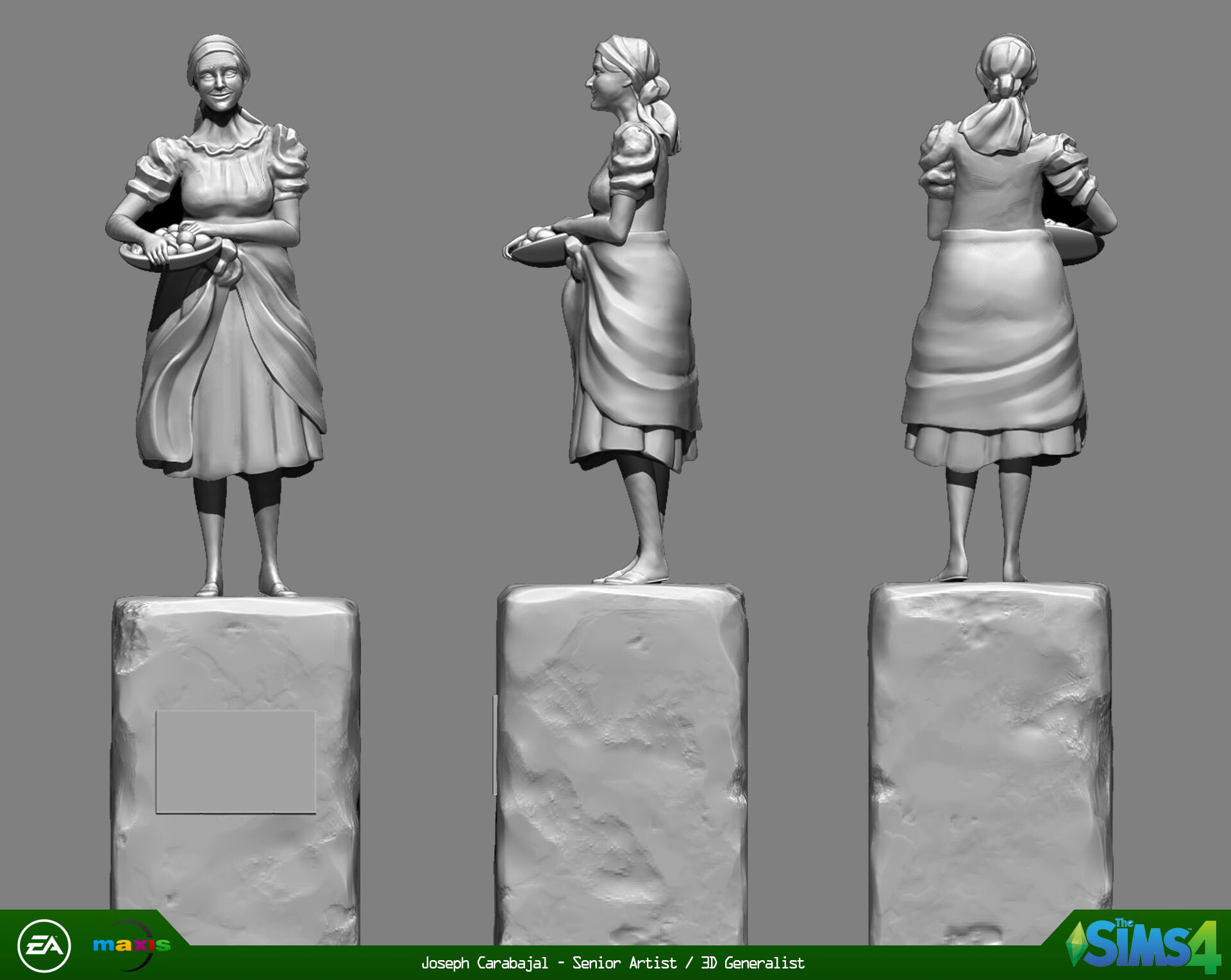 Joseph Carabajal - The Sims 4 - Jungle Adventures - Statue Touch