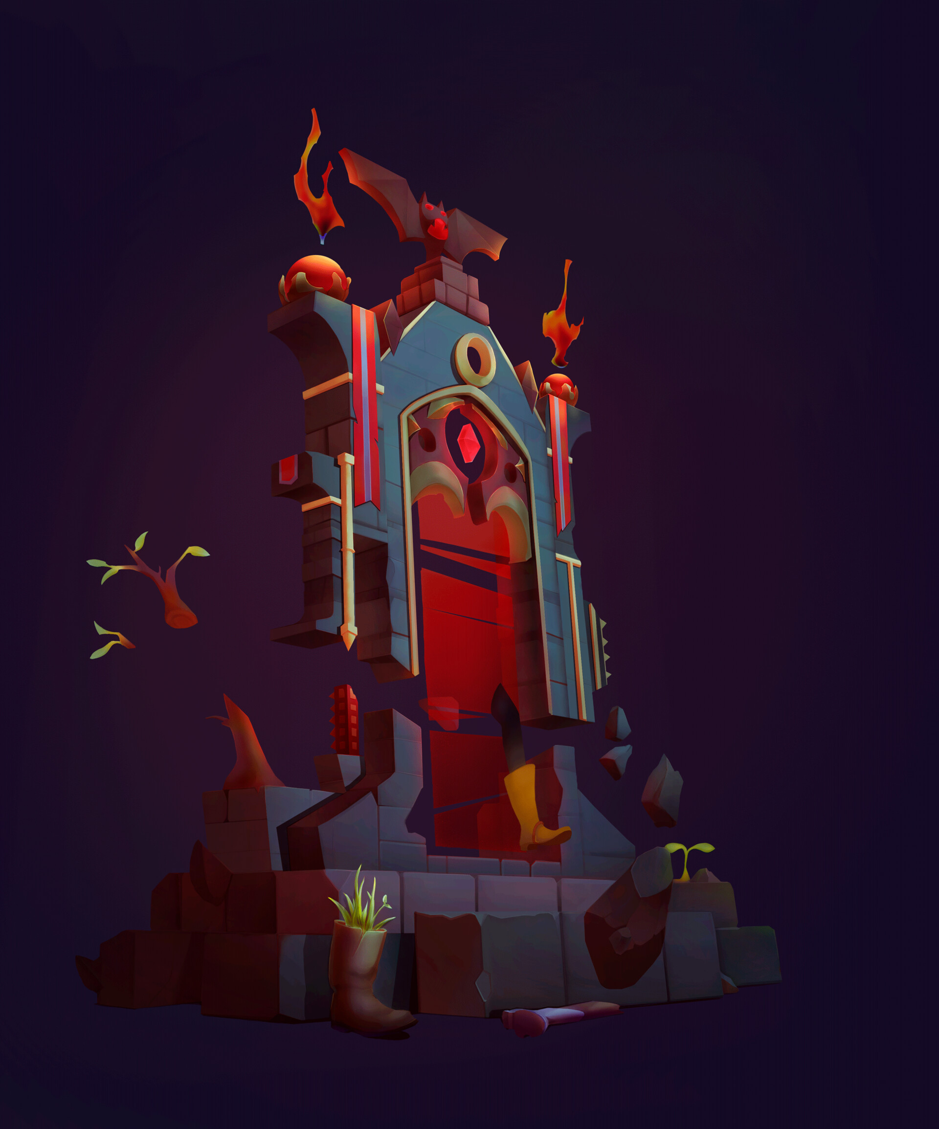 ArtStation - Broken portal