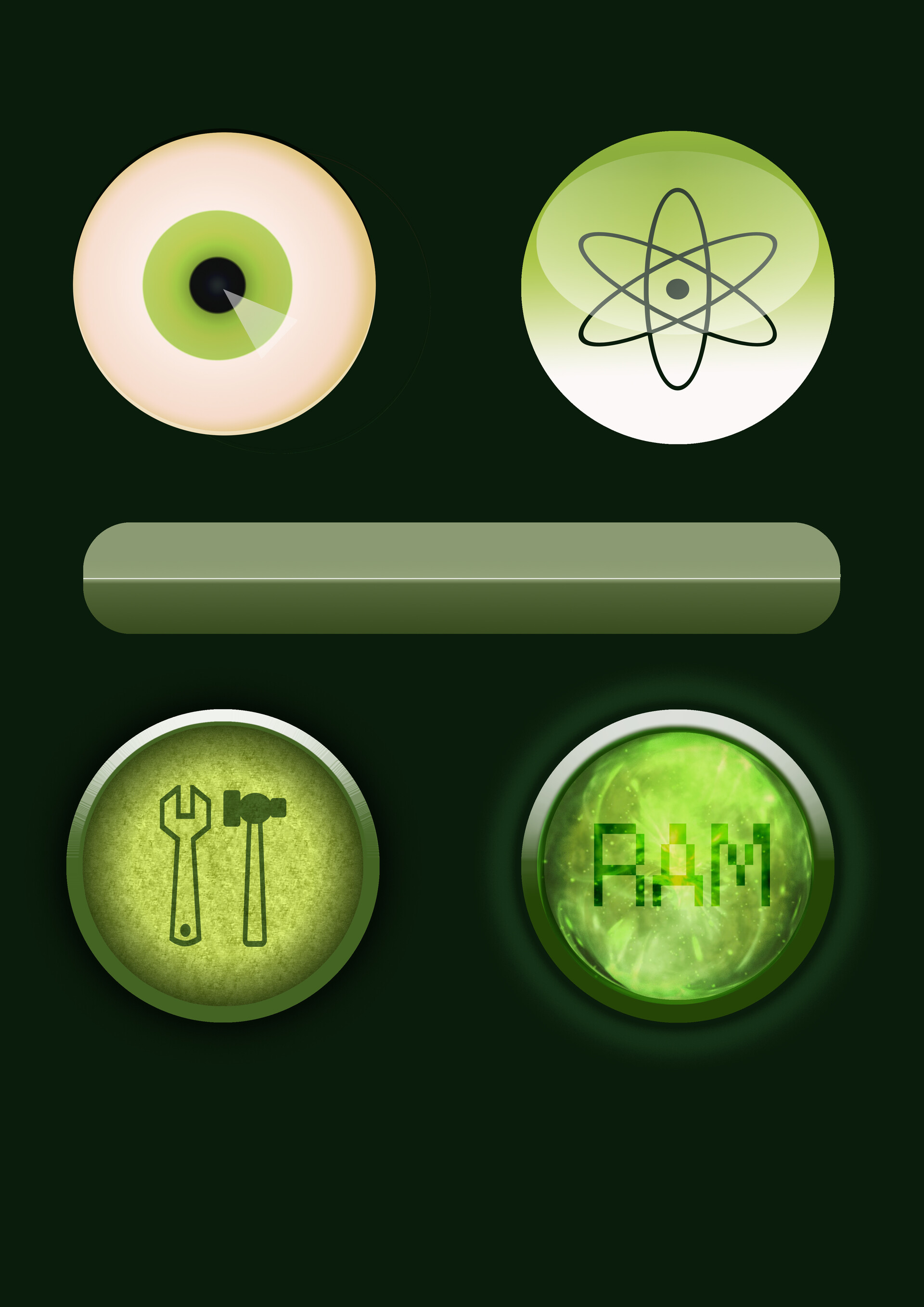 ArtStation - Video game Buttons