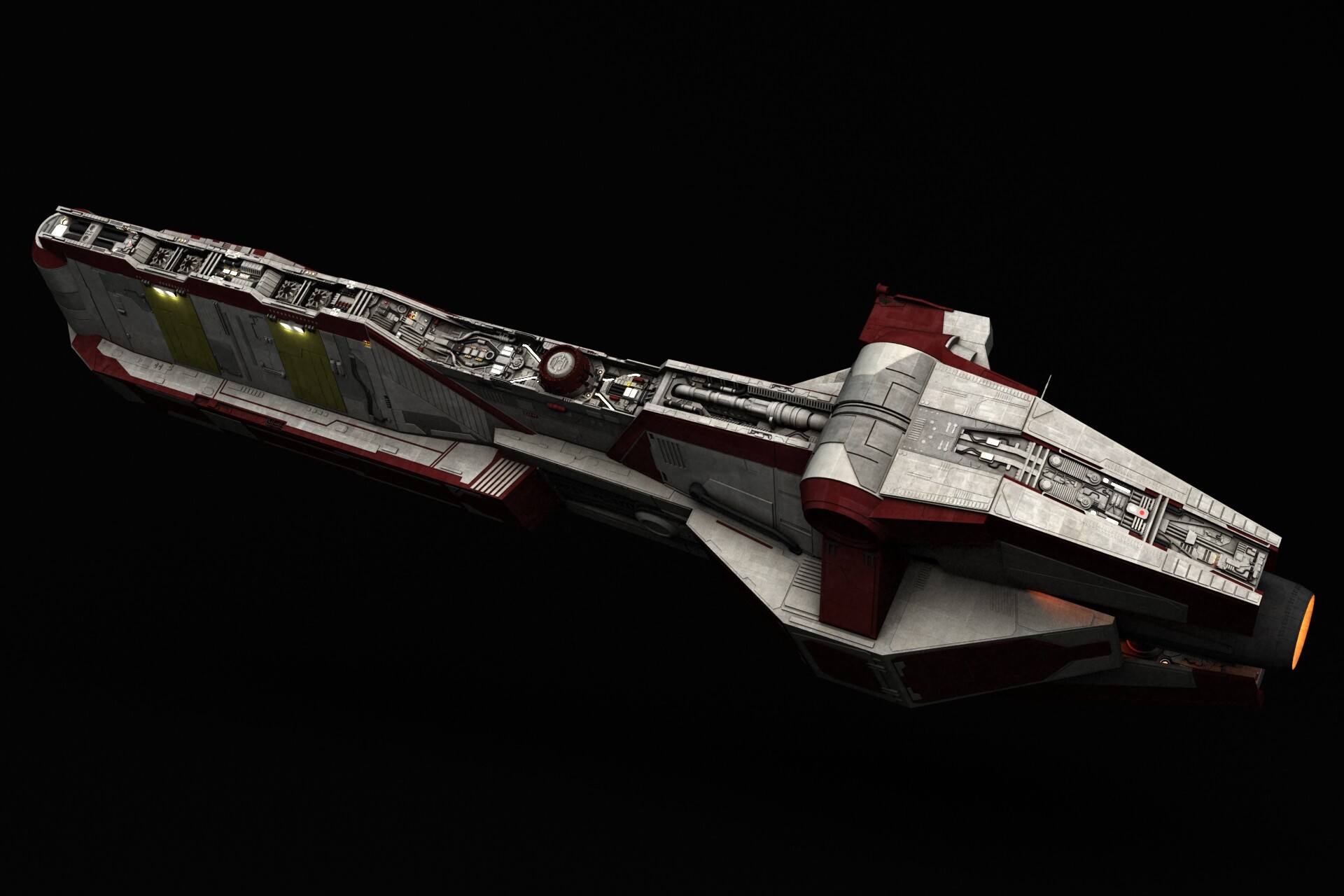 Alexander Ivanov - Grand Army of the Republic Pelta-class frigate