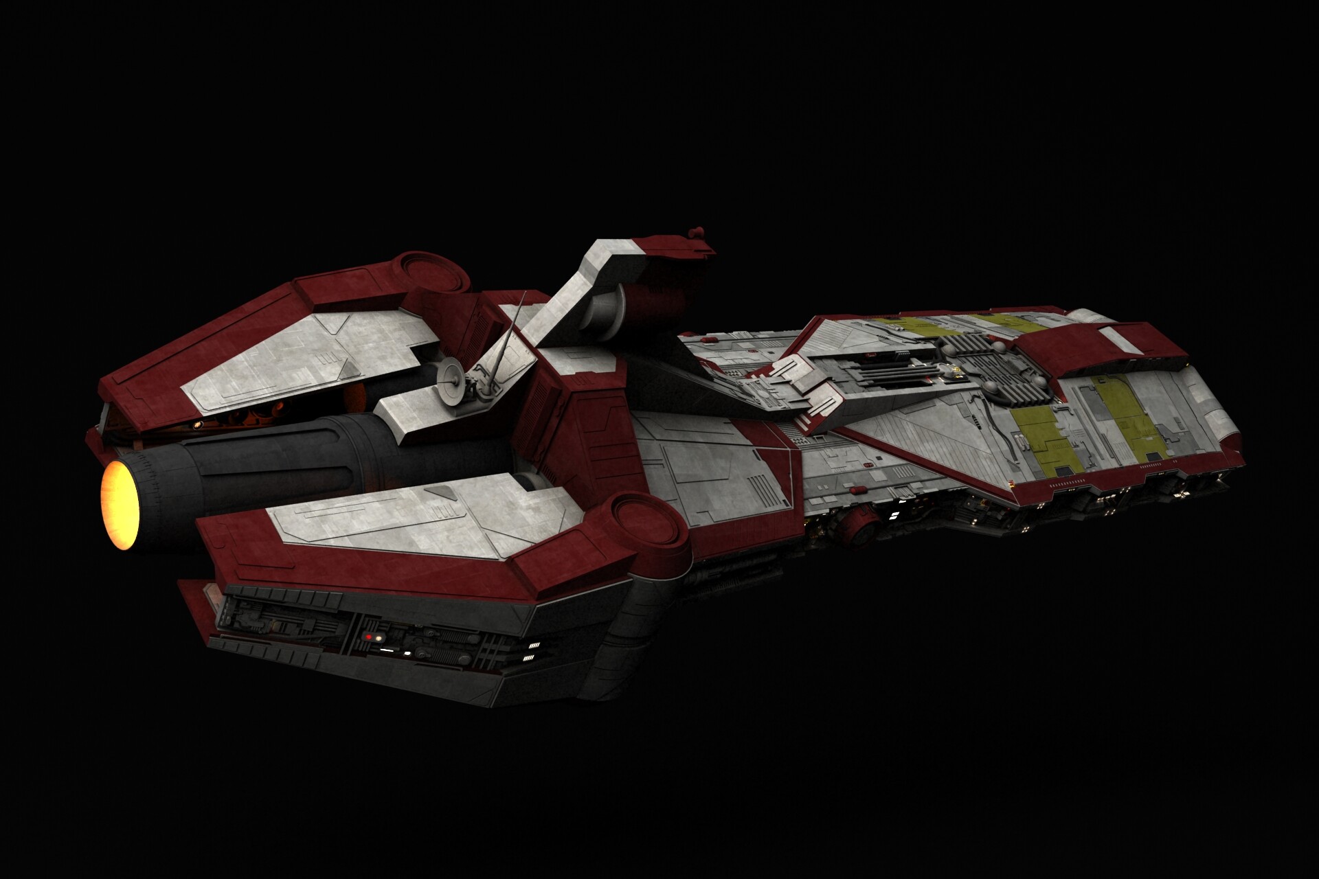 Alexander Ivanov - Grand Army of the Republic Pelta-class frigate