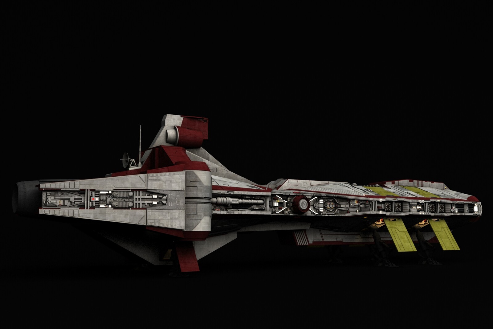 Alexander Ivanov - Grand Army of the Republic Pelta-class frigate