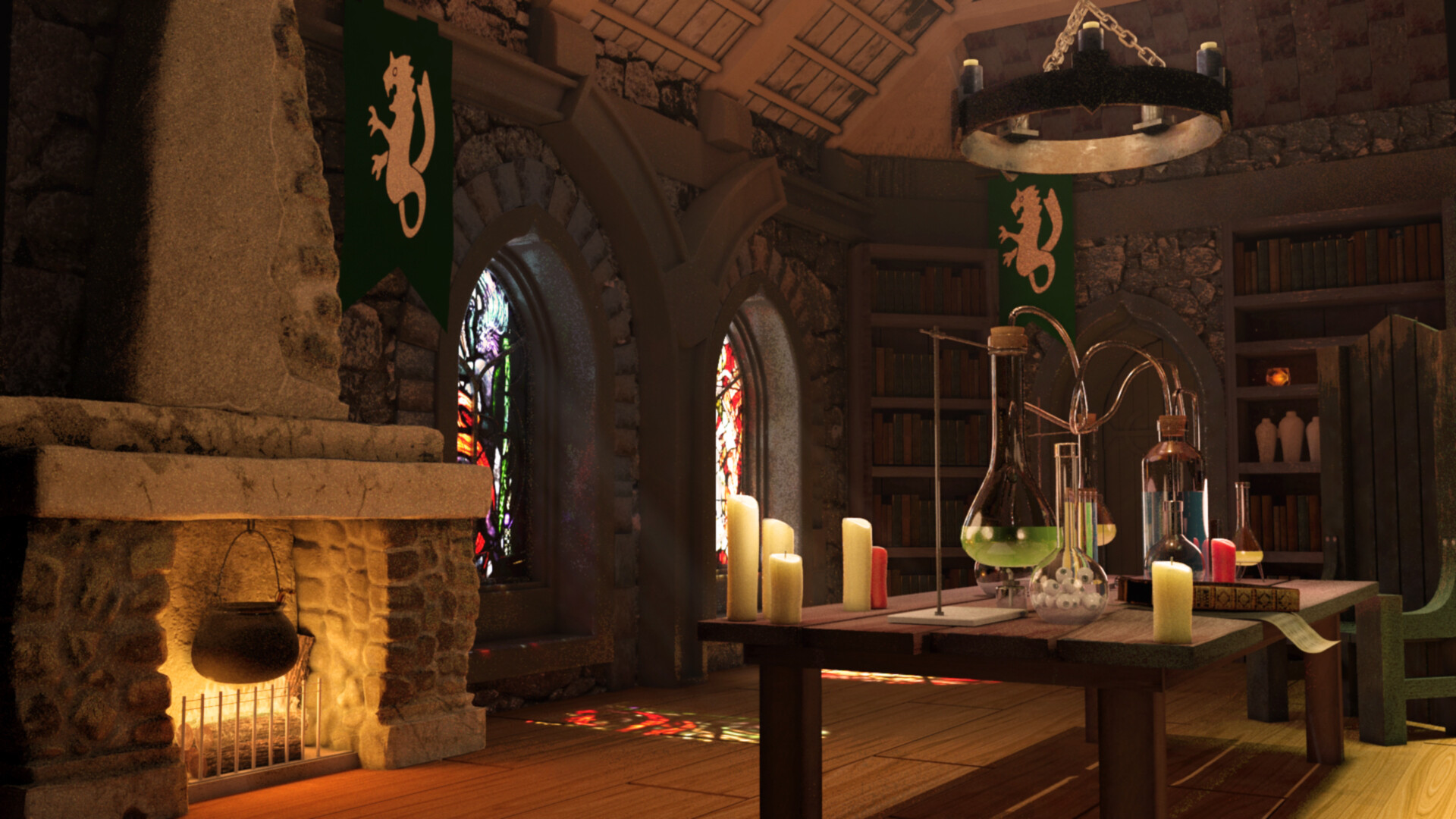 ArtStation - Alchemist lounge